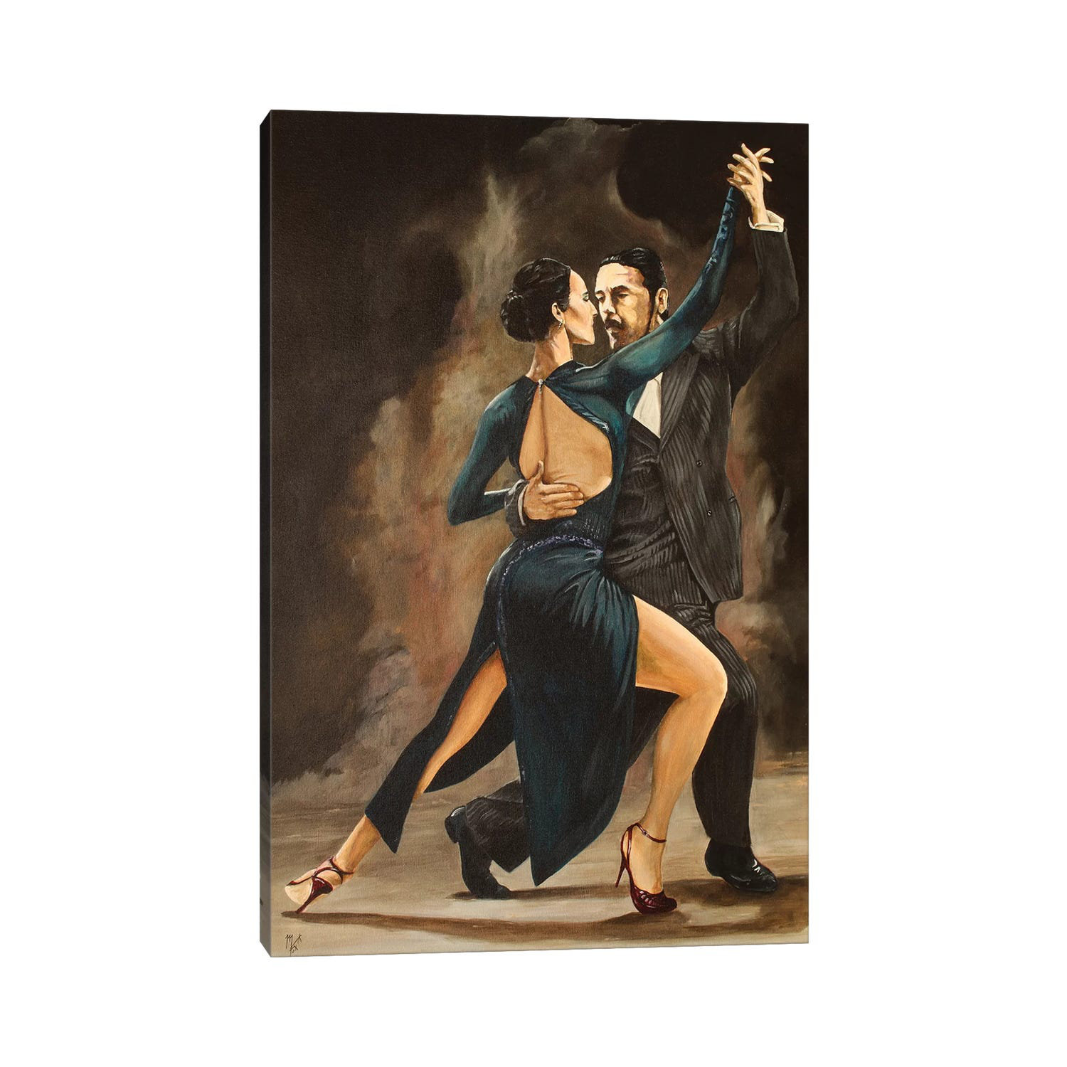 East Urban Home Tango in Red Shoes by Mark Fox - Wrapped Canvas ...