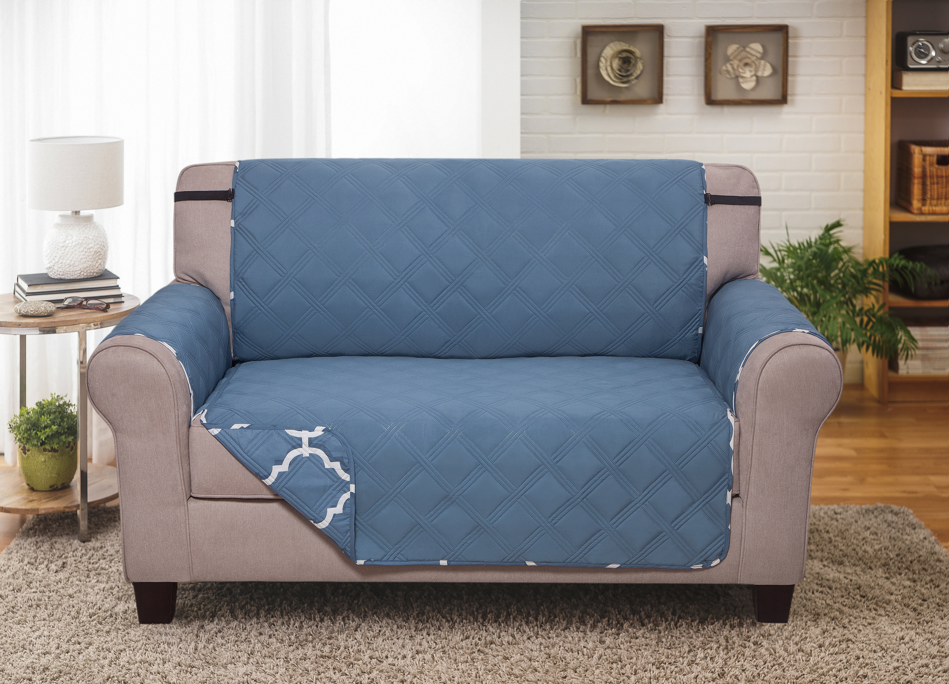Couch Guard XL Sofa Furniture Protector Starburst Aqua & Reviews ...