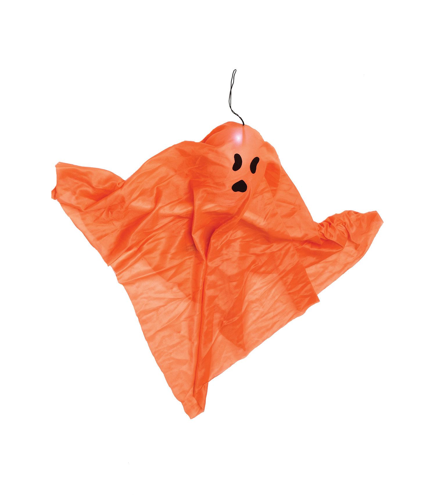 The Holiday Aisle® 24" Hanging Orange Light Up Ghost | Wayfair