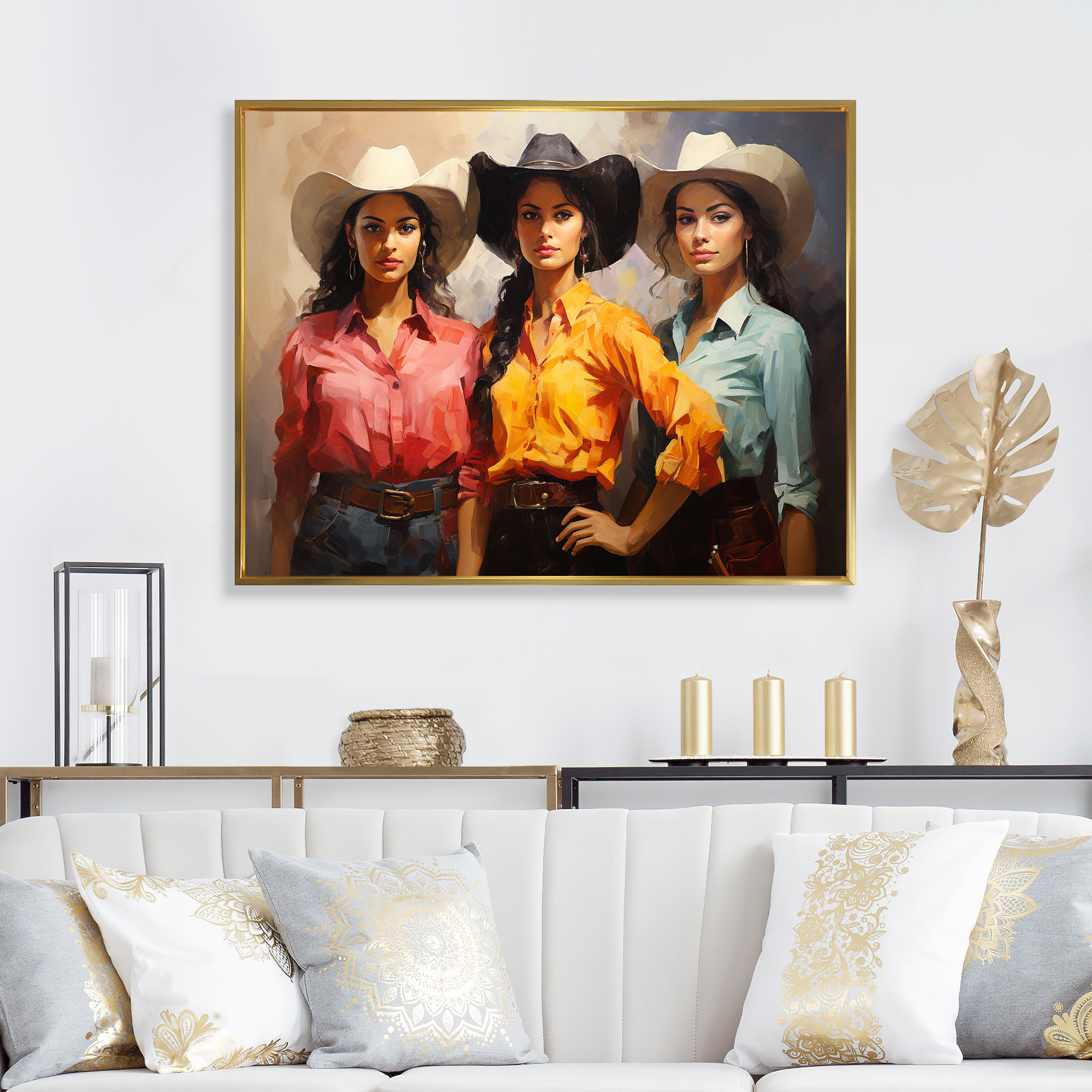 Winston Porter Popart Cowgirl Western Charisma III - Cowgirls Wall Art ...
