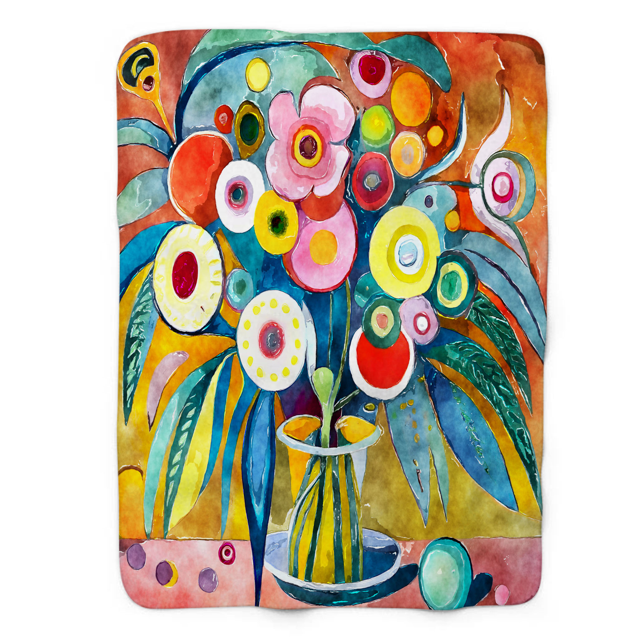MentionedYou Funkadelic Blossom Boogie - 1 Piece Premium Sherpa Blanket ...