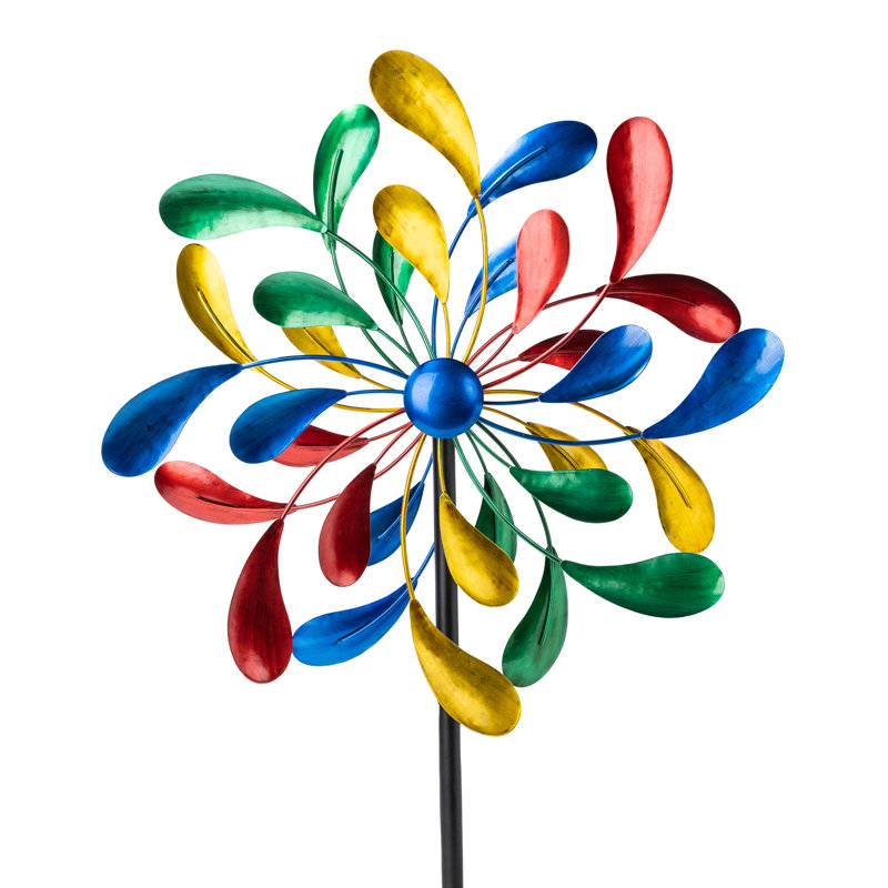 Arlmont & Co. Sauhal Outdoor Kinetic Windmill Sculpture "& Reviews ...