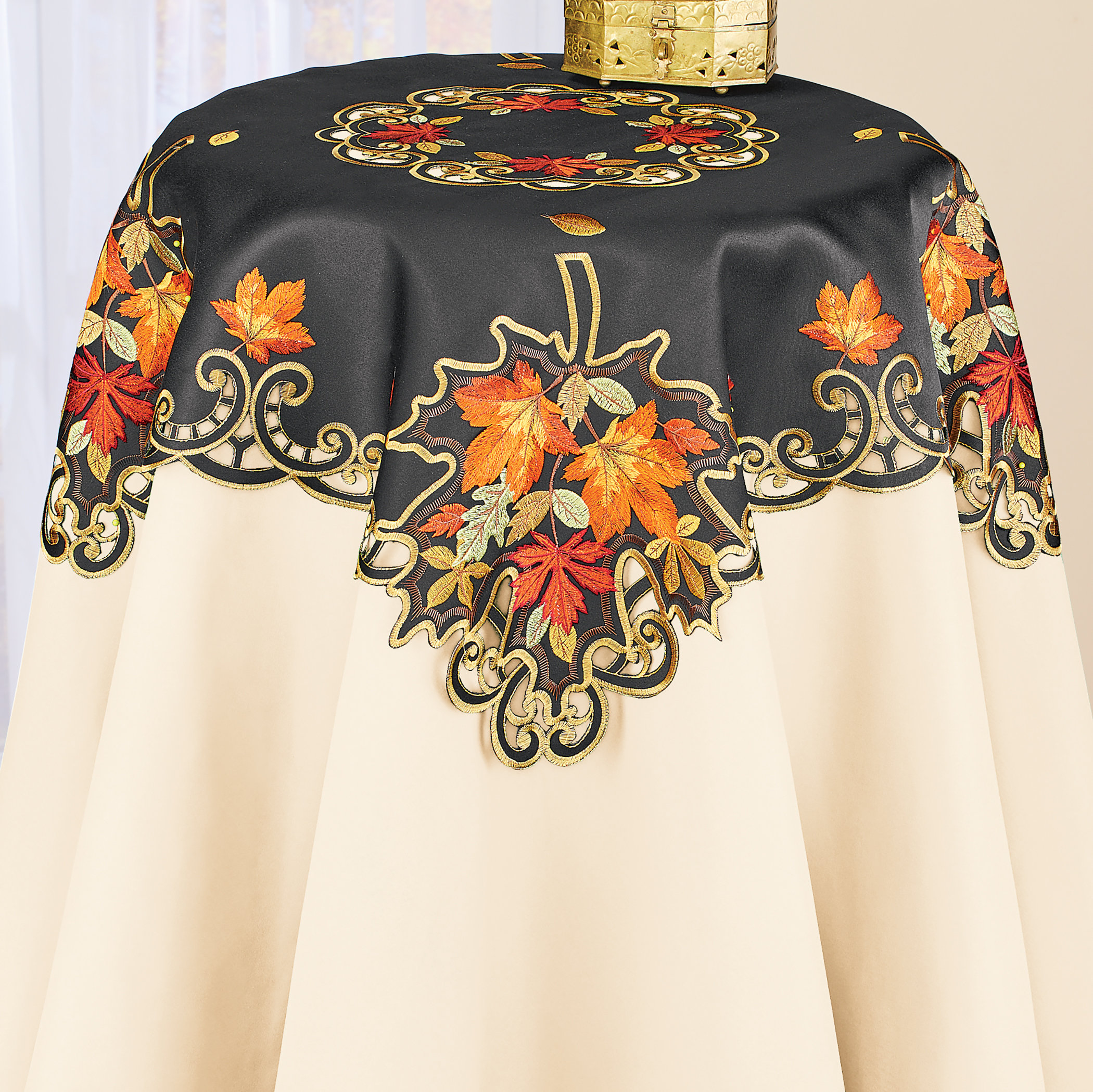 Alcott Hill® Merilyn Square Table Topper | Wayfair