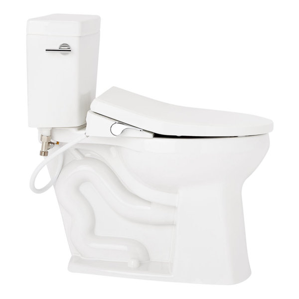 Signature Hardware Rilla 1.28 GPF Two Piece Elongated Toilet | Wayfair