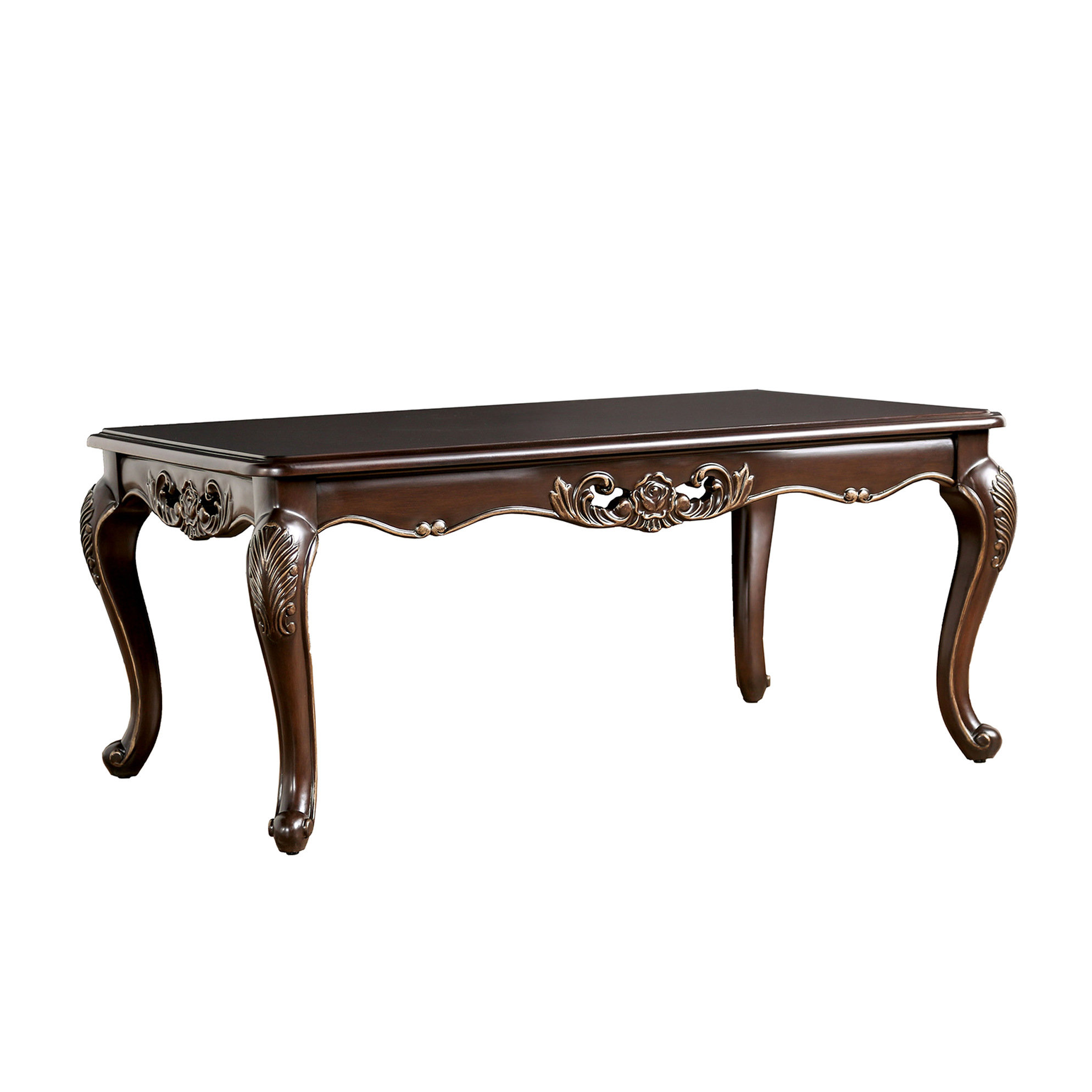 Alcott Hill® Traditional Style Coffee Table Featuring Solid Wood And ...