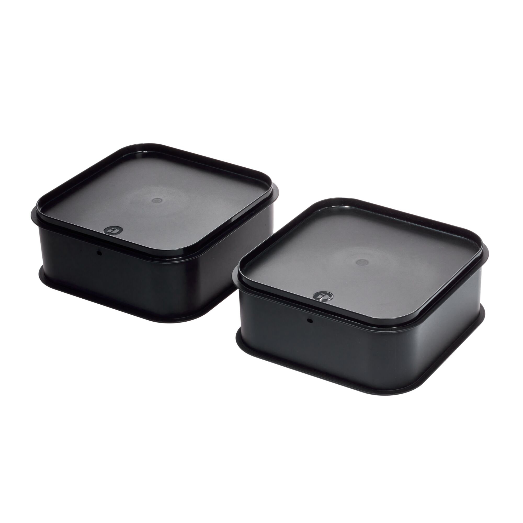iDesign Plastic Garage Eco Bin with Lid, Set of 2 for Garage ...