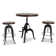 17 Stories Grigor Swivel Adjustable Height Counter Stool with Metal ...