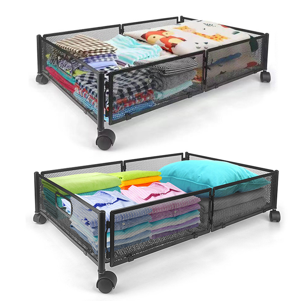 Rebrilliant Metal Underbed Storage Set & Reviews | Wayfair