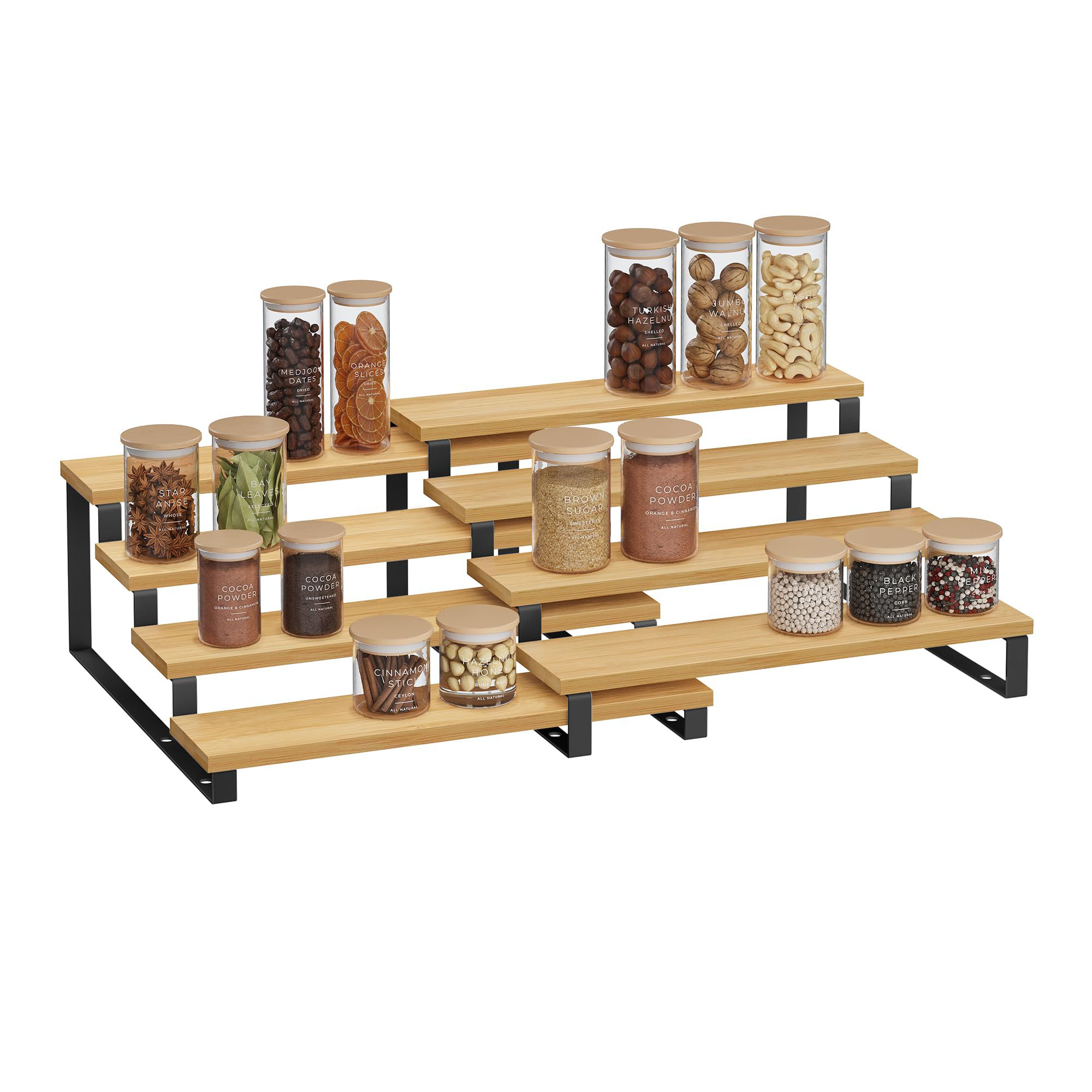 17 Stories Display Risers, Engineered Wood Perfume Organizer Stand, 4 ...