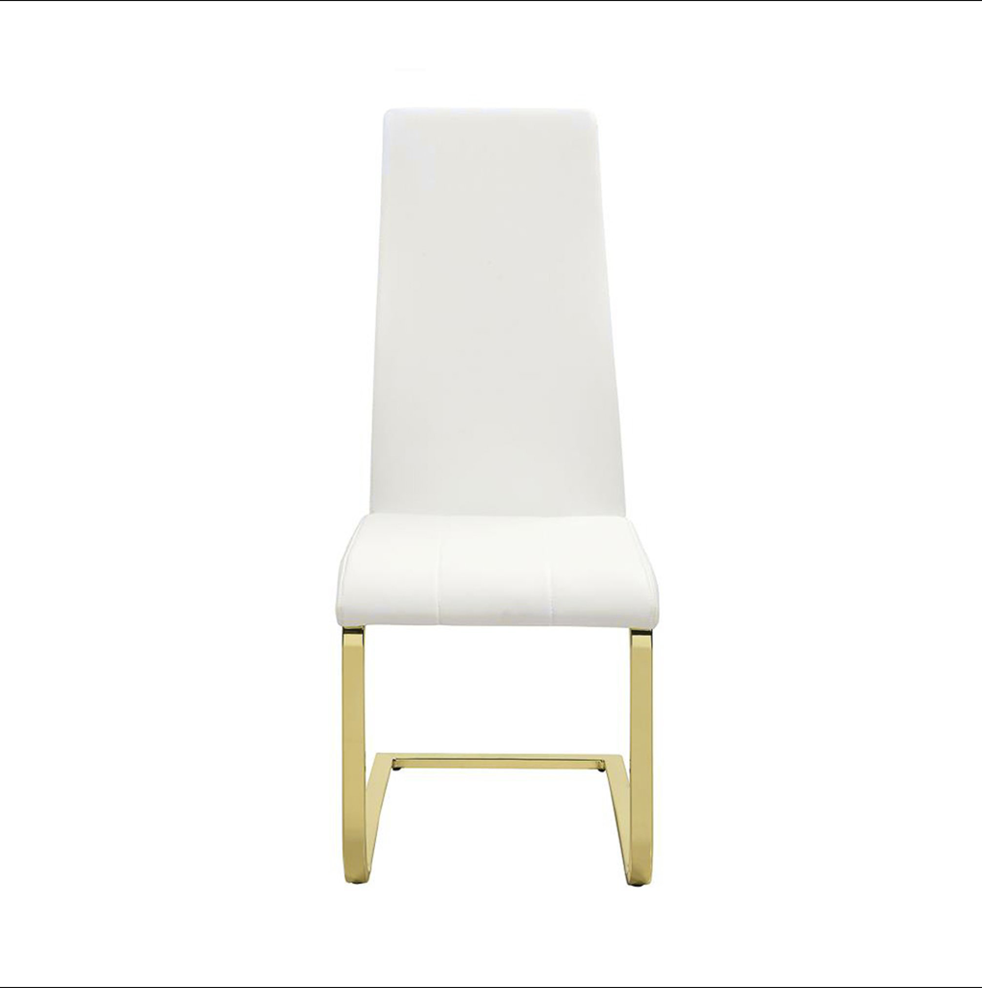Orren Ellis Black and Chrome High Back Side Chairs (Set of 4) | Wayfair