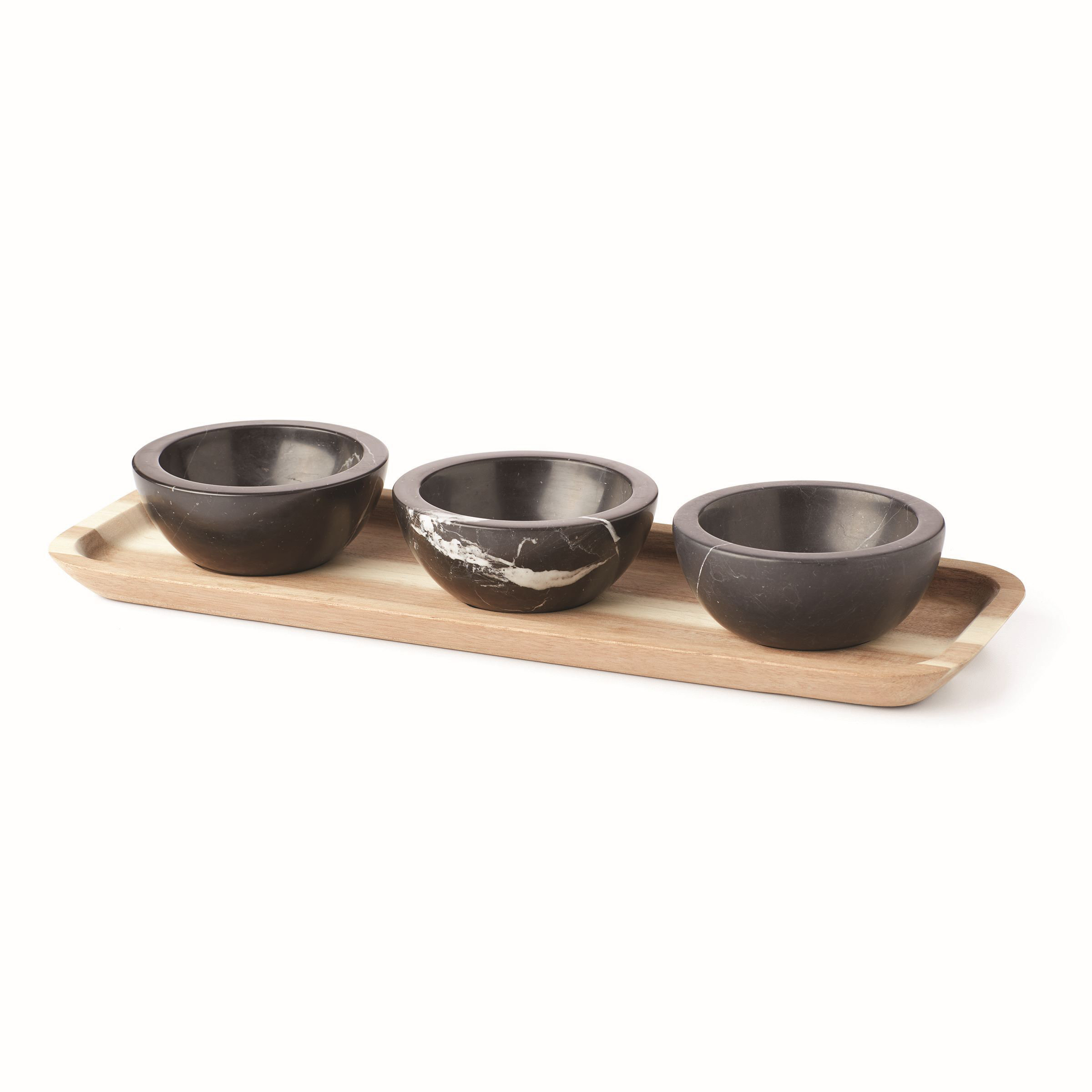 Lenox Lx Collective Accessories LX Collective Tray with 3 Dip Bowls ...