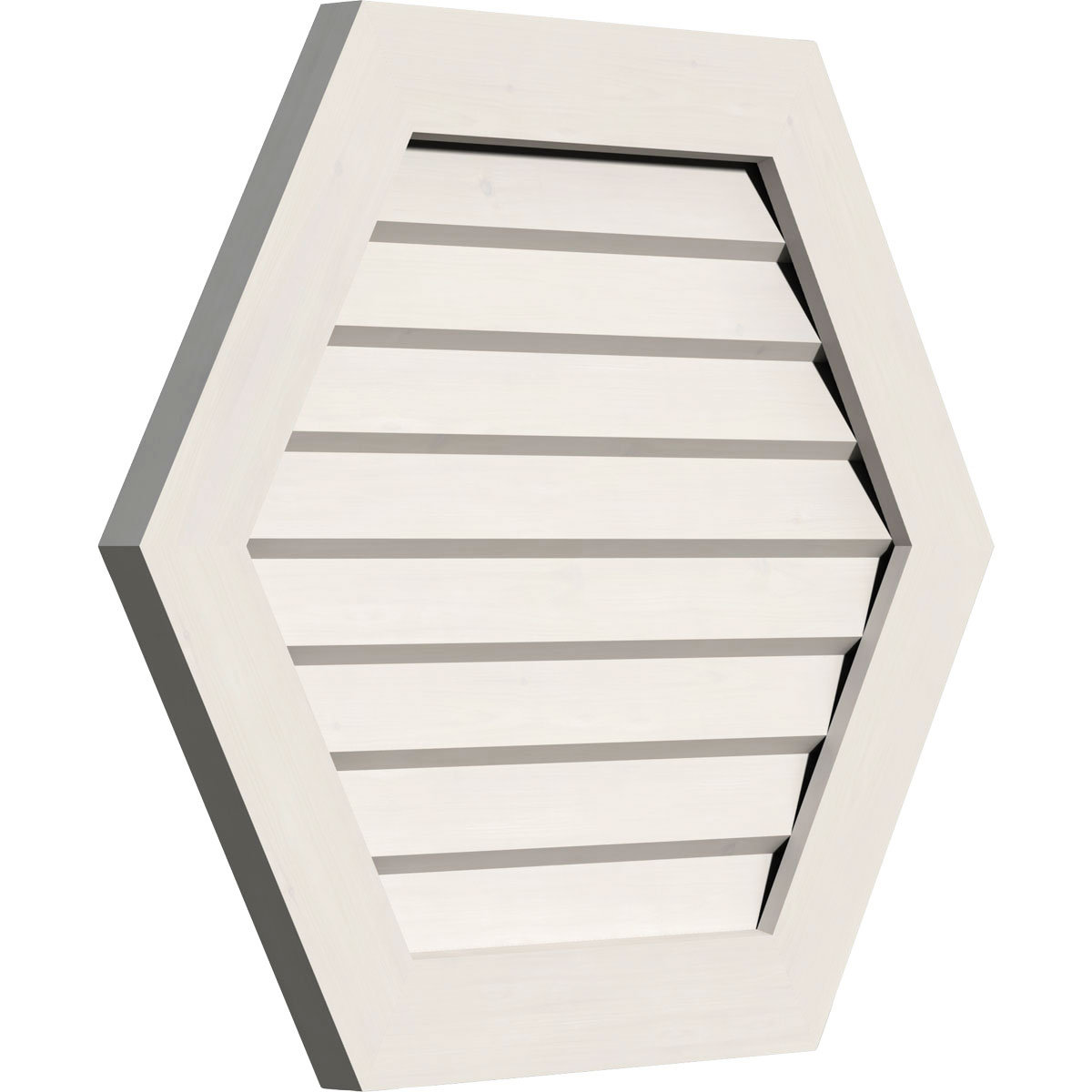 Ekena Millwork Horizontal Peaked PVC Gable Vent | Wayfair