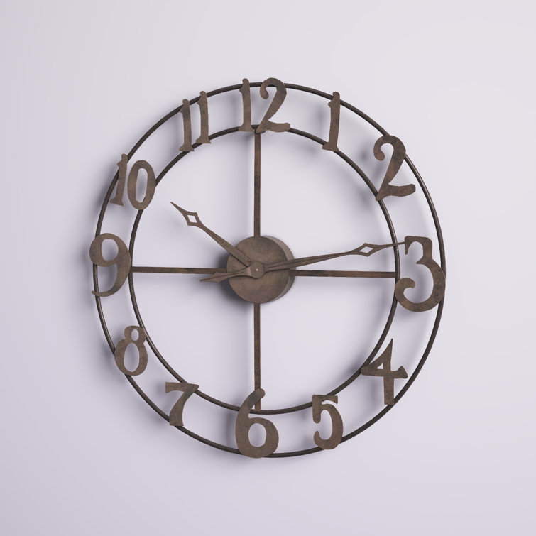 Trent Austin Design® Alviso Metal Wall Clock - Wayfair Canada