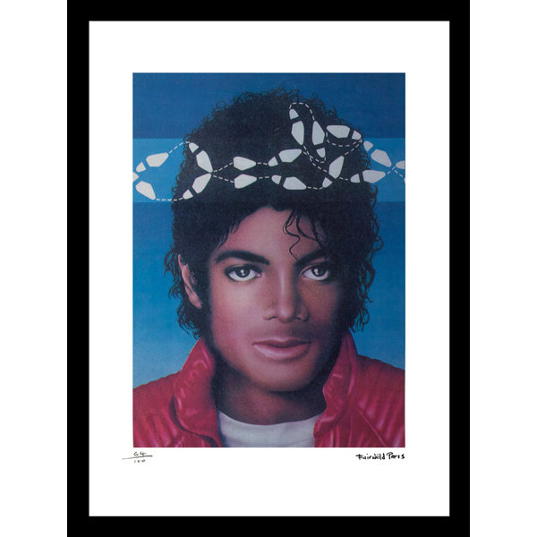 Venice Beach Collections 'Michael Jackson' Framed On Paper Print | Wayfair