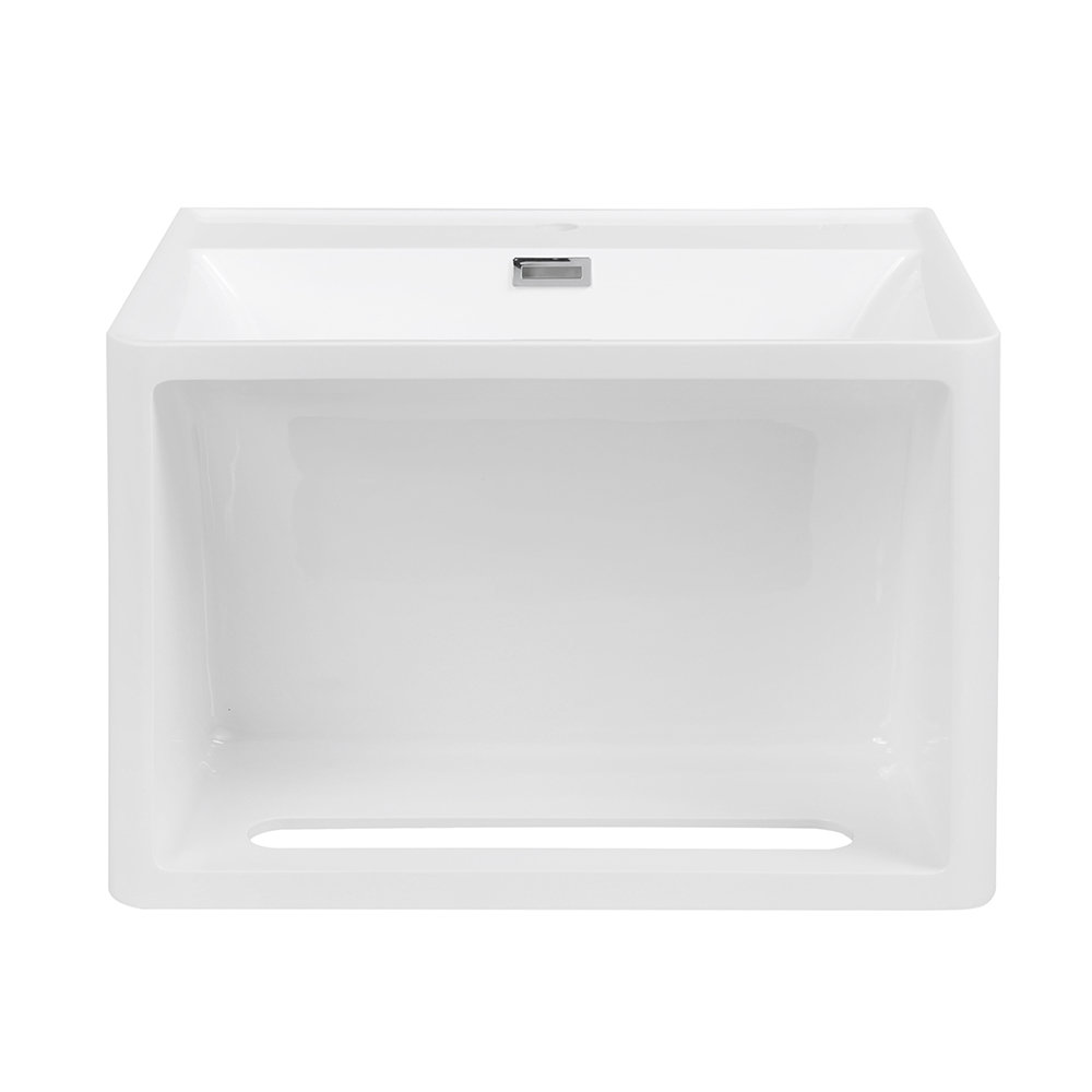 Streamline Bath 23.6" W x 17.7" D x 15.7" H Wall-Mounted Single ...