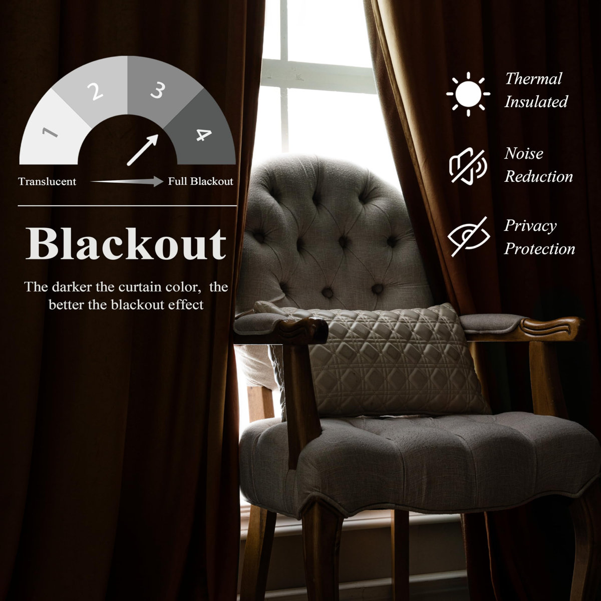 Mercer41 Dessy Velvet Curtains 2 Panel Set Super Soft luxury Rod Pocket ...