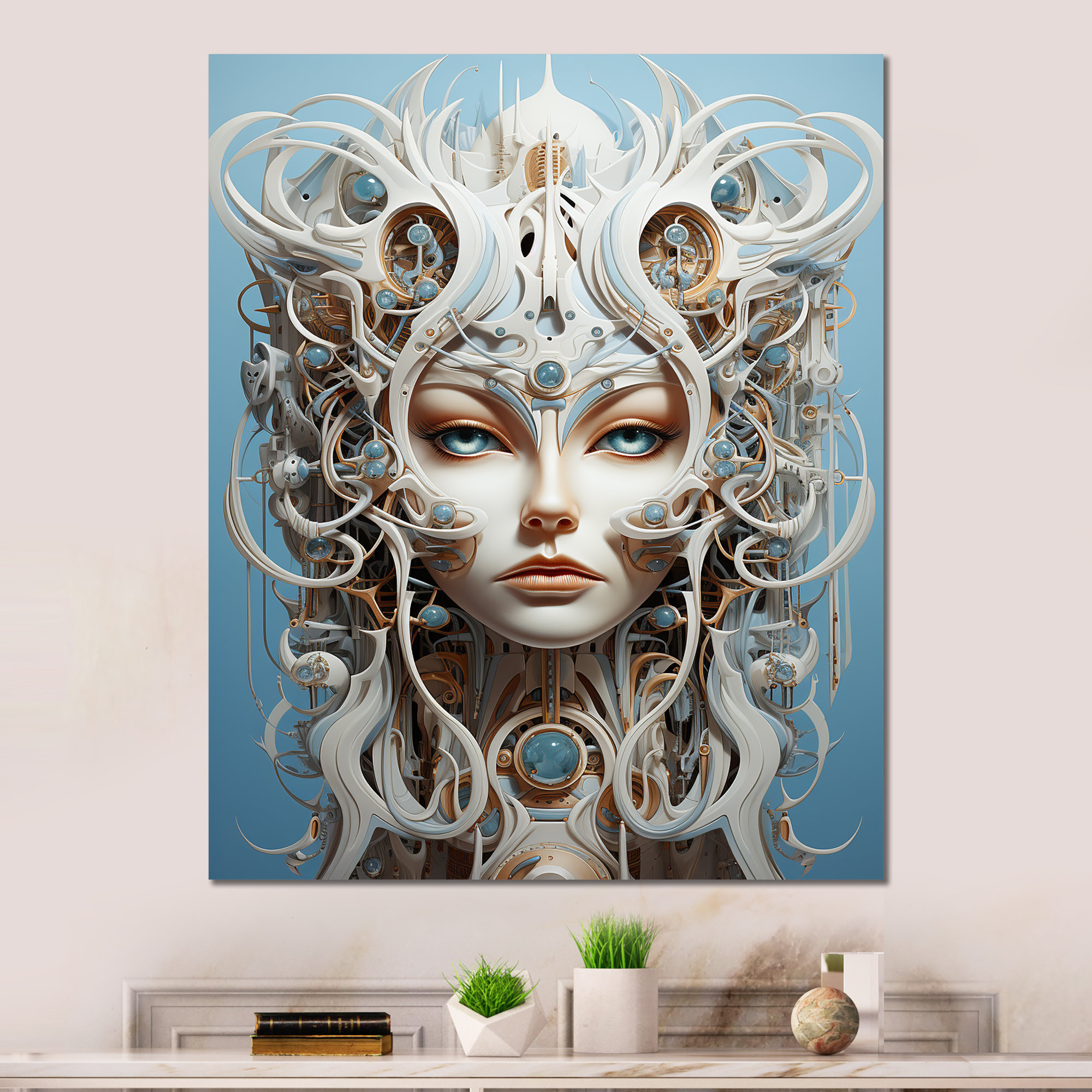 Red Barrel Studio® " Mystic Desires Surreal Woman Portrait " on | Wayfair