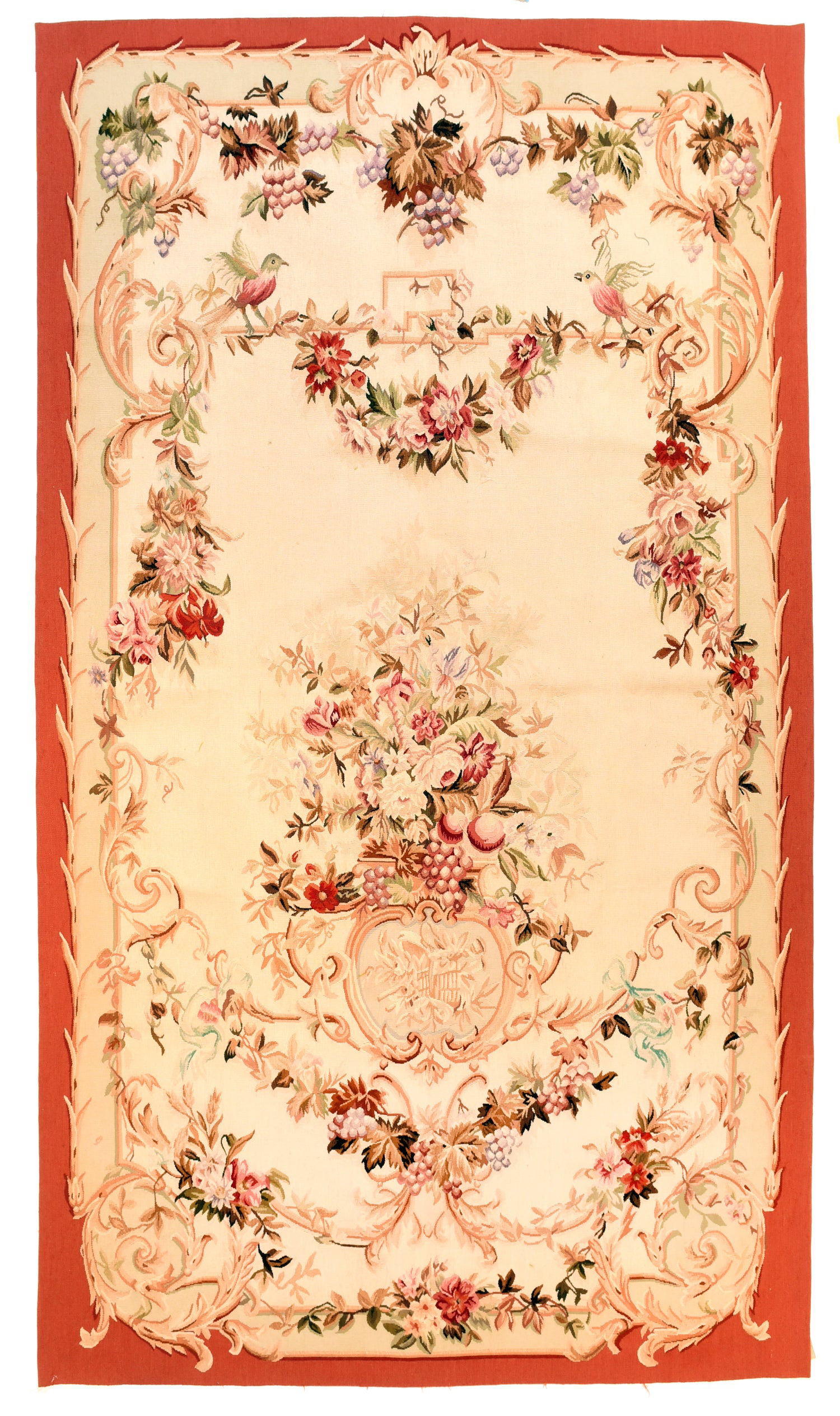 Victor Gallery French Aubusson Design Panel Rug 4'5'' x 8'10'' | Wayfair
