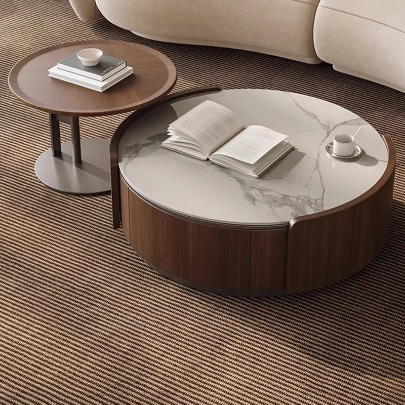 Bkoksety Creative multi-functional rock slab tea table | Wayfair