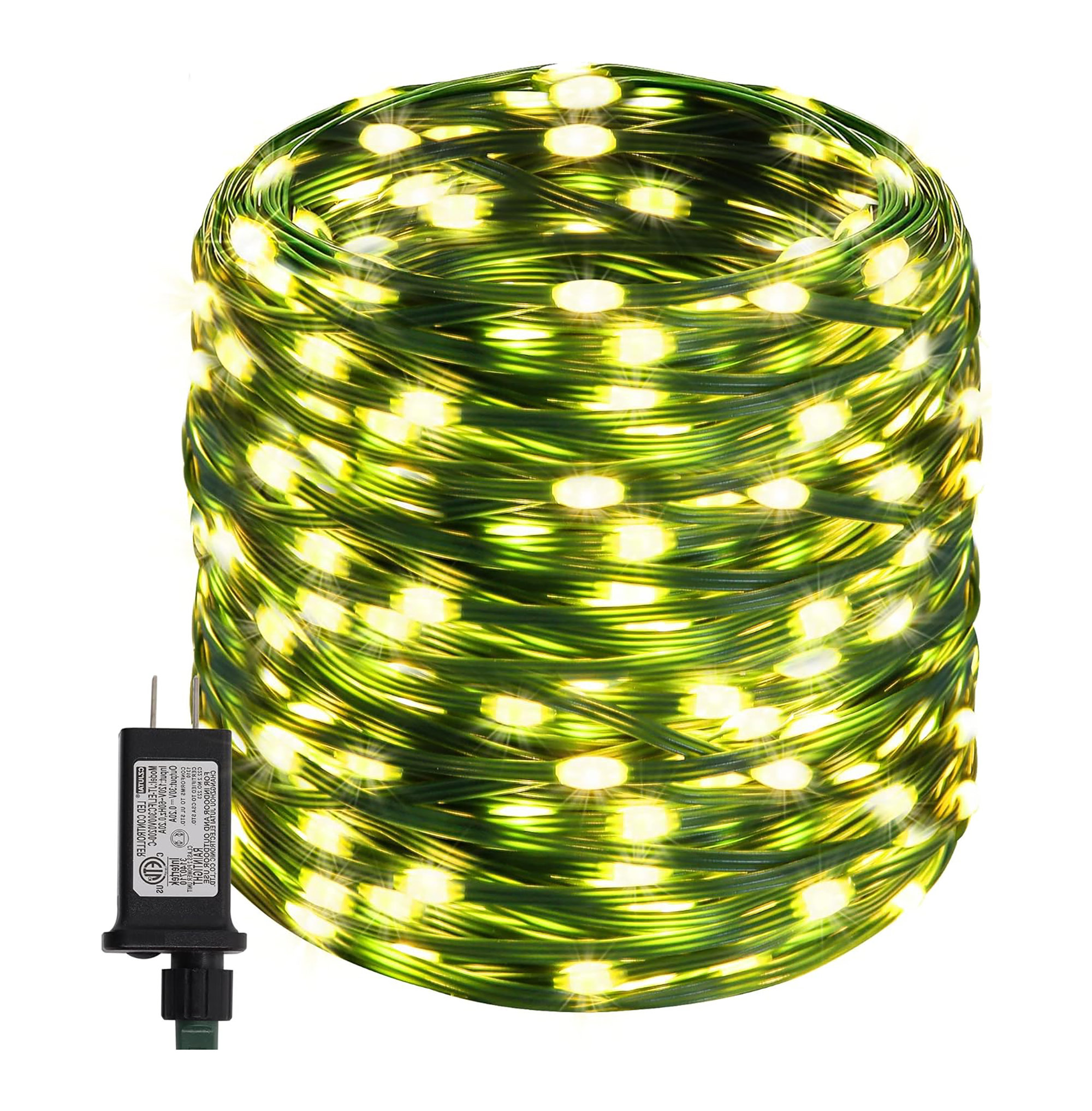 The Holiday Aisle® 328FT Long Outdoor Christmas Lights, Waterproof IP65 ...