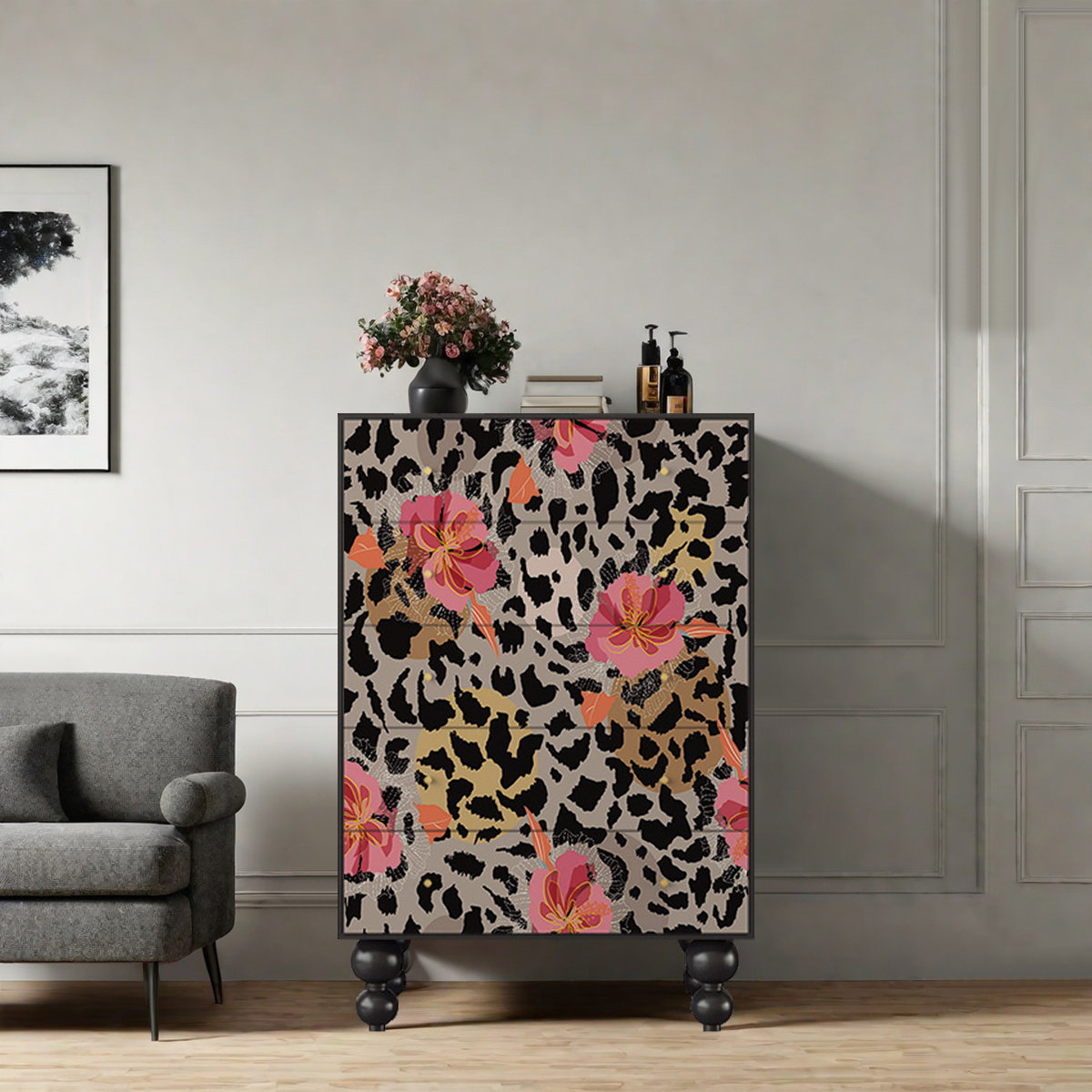 DURBIL High-end art French storage decorative cabinet | Wayfair
