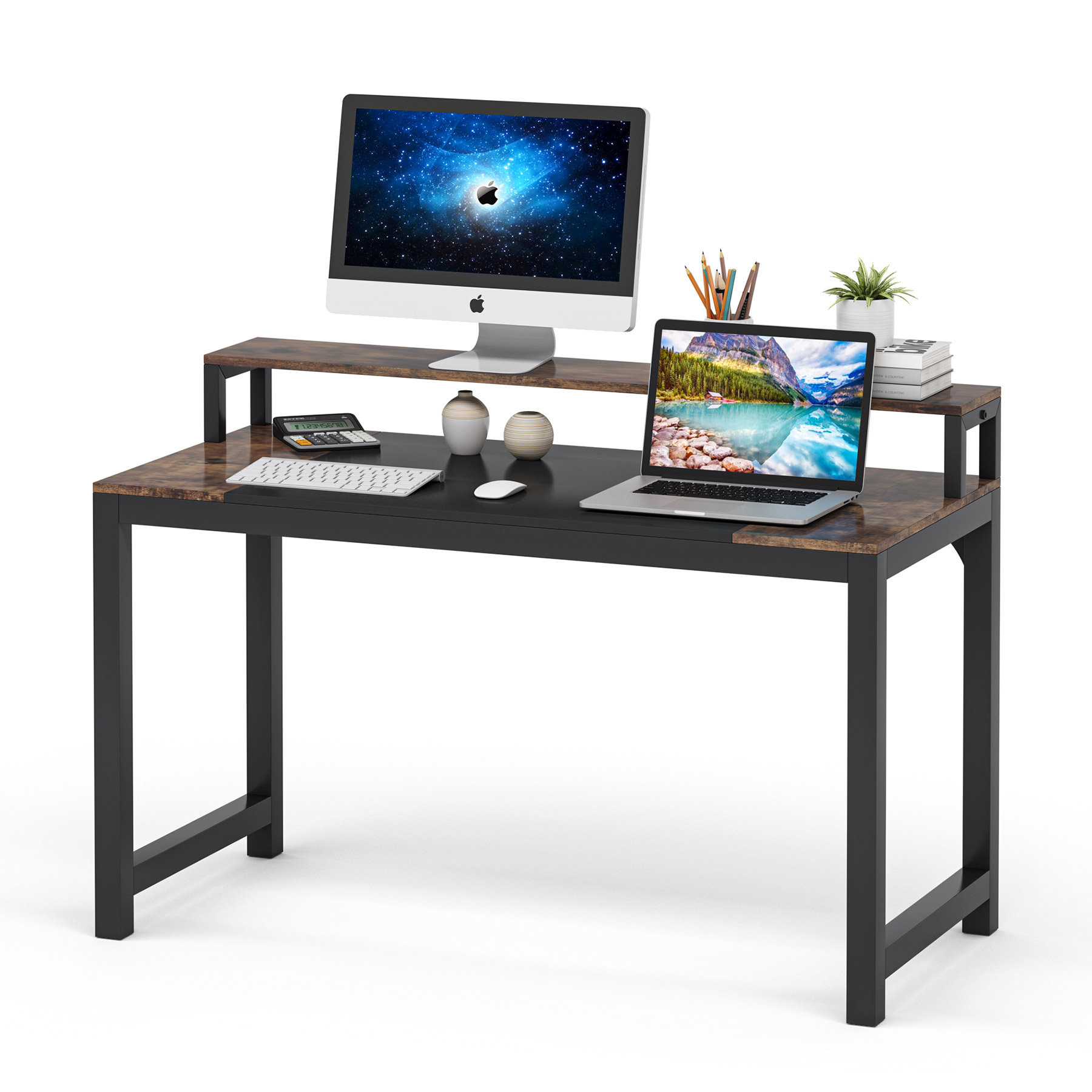 17 Stories Belayneh 47.2'' W Rectangle Computer Desk | Wayfair