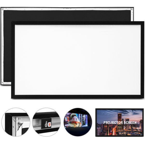 VEVOR Fixed Frame Projector Screen Projector Screen | Wayfair