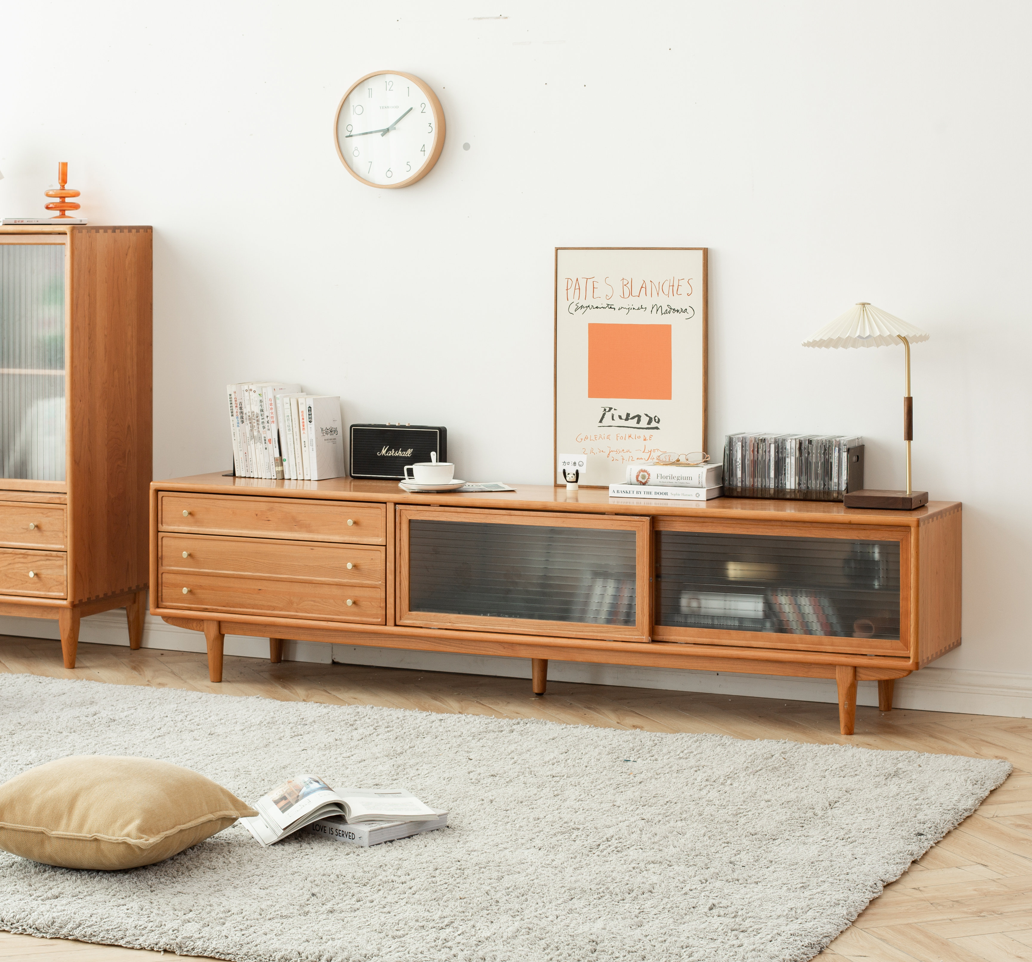 Orren Ellis Azilyn Solid Wood Storage Credenza | Wayfair