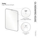 Glass Warehouse Radius Corner Modern & Contemporary Bathroom/Vanity ...