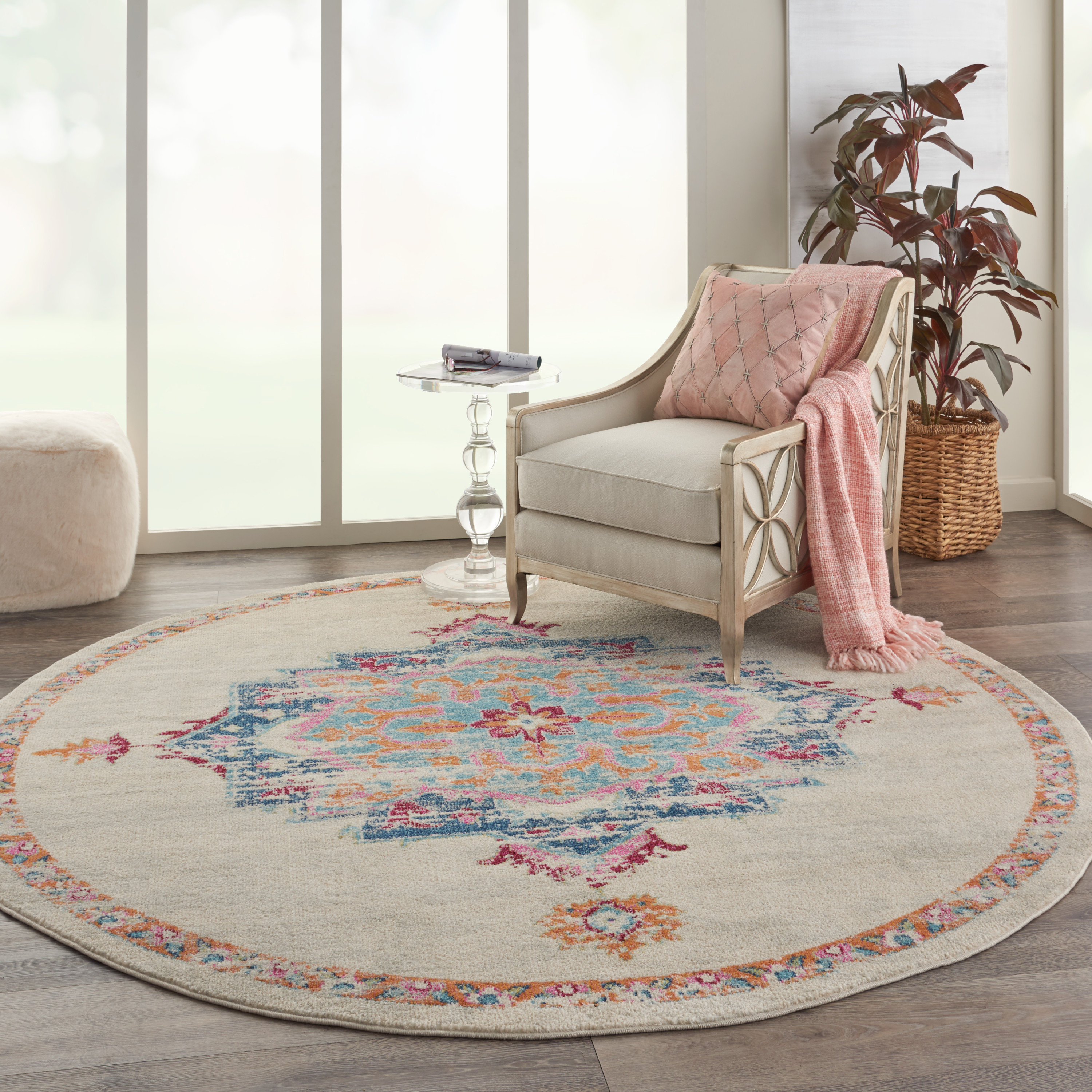 Langley Street® Verda Oriental Ivory Area Rug & Reviews | Wayfair