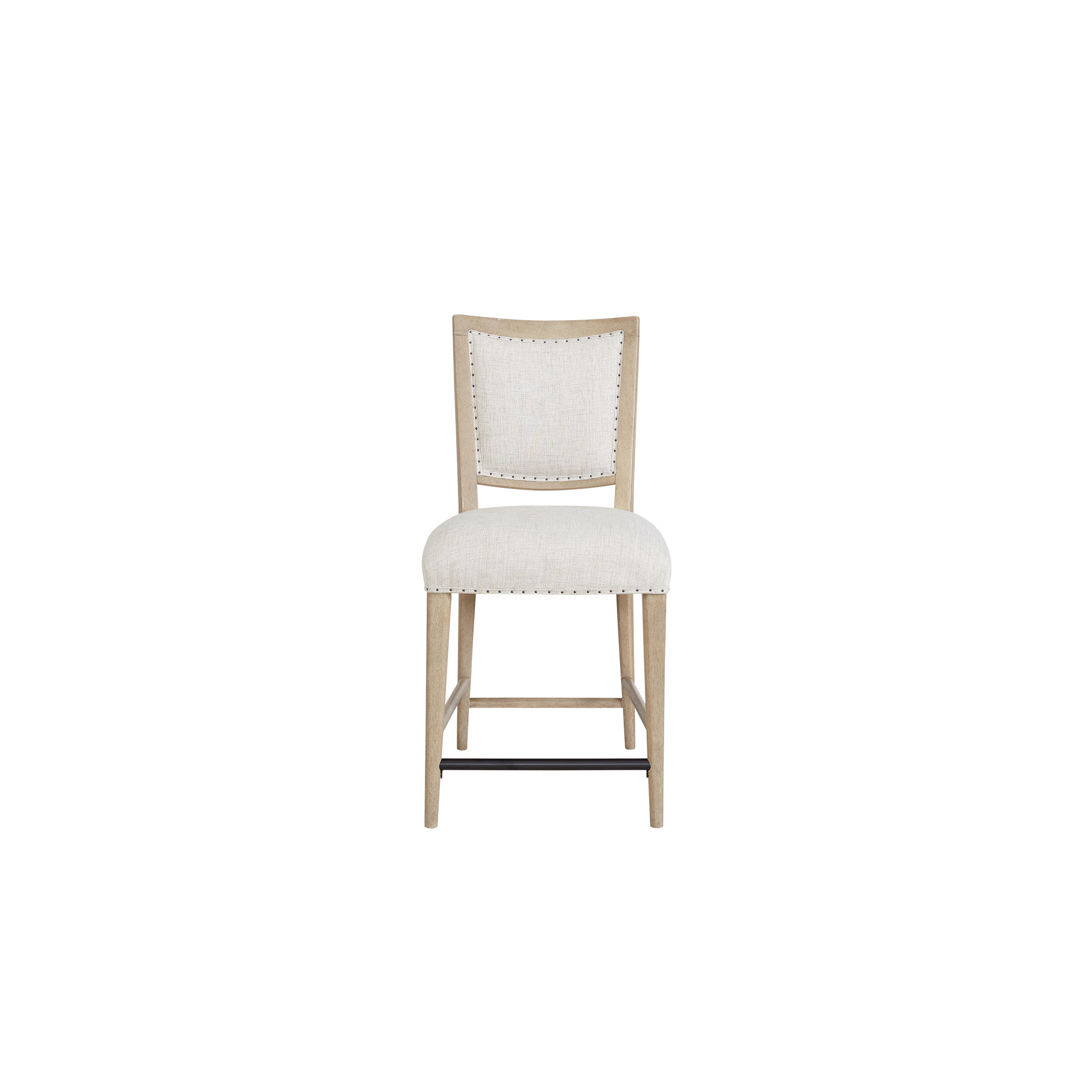 Hokku Designs Counter Stool (2), Sand Upholstered Seat, Web Seating For ...