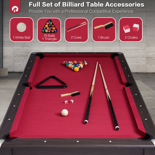 RayChee 84" 3-in-1 Multi Game Pool Table with Dining/Poker Top | Wayfair