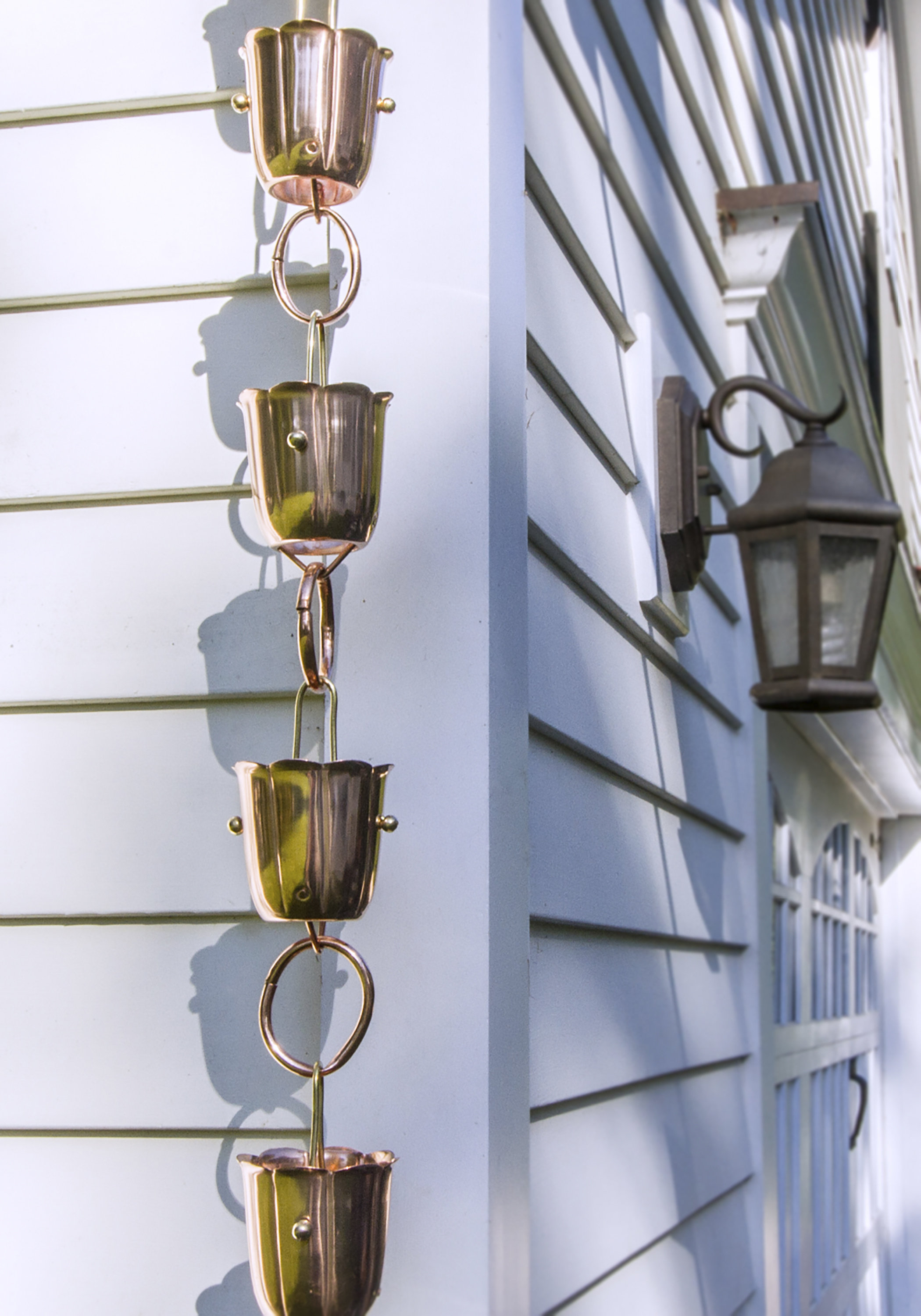 Ivy Bronx Kaminsky Bluebell Rain Chain & Reviews | Wayfair