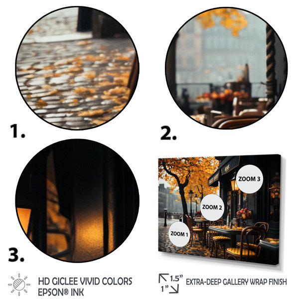 Winston Porter Maricarmen France Parisian Cafe Charm III - Print | Wayfair