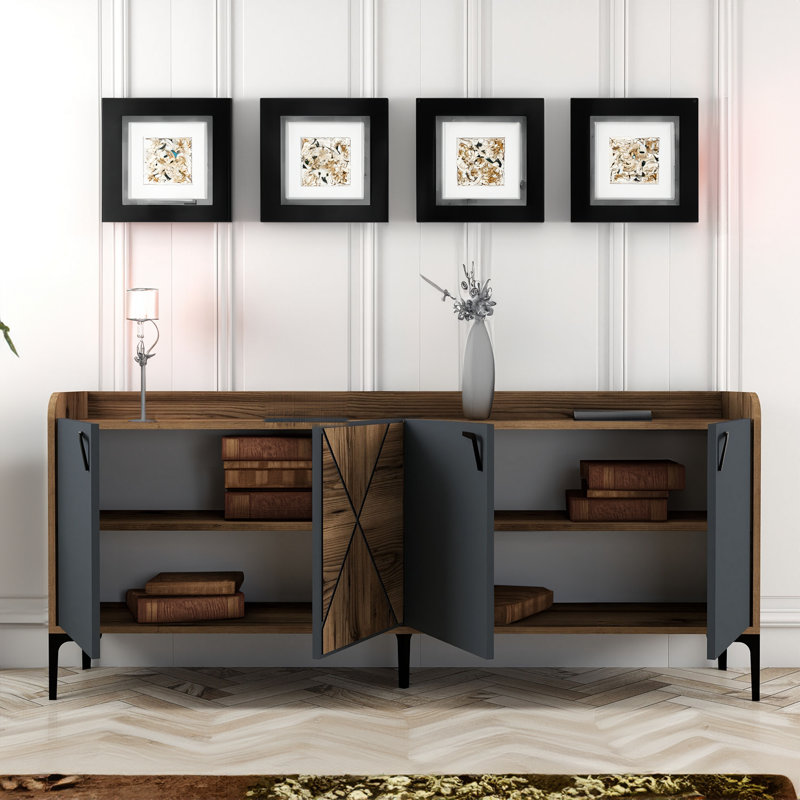 17 Stories Velmer 70.9" Console Table | Wayfair