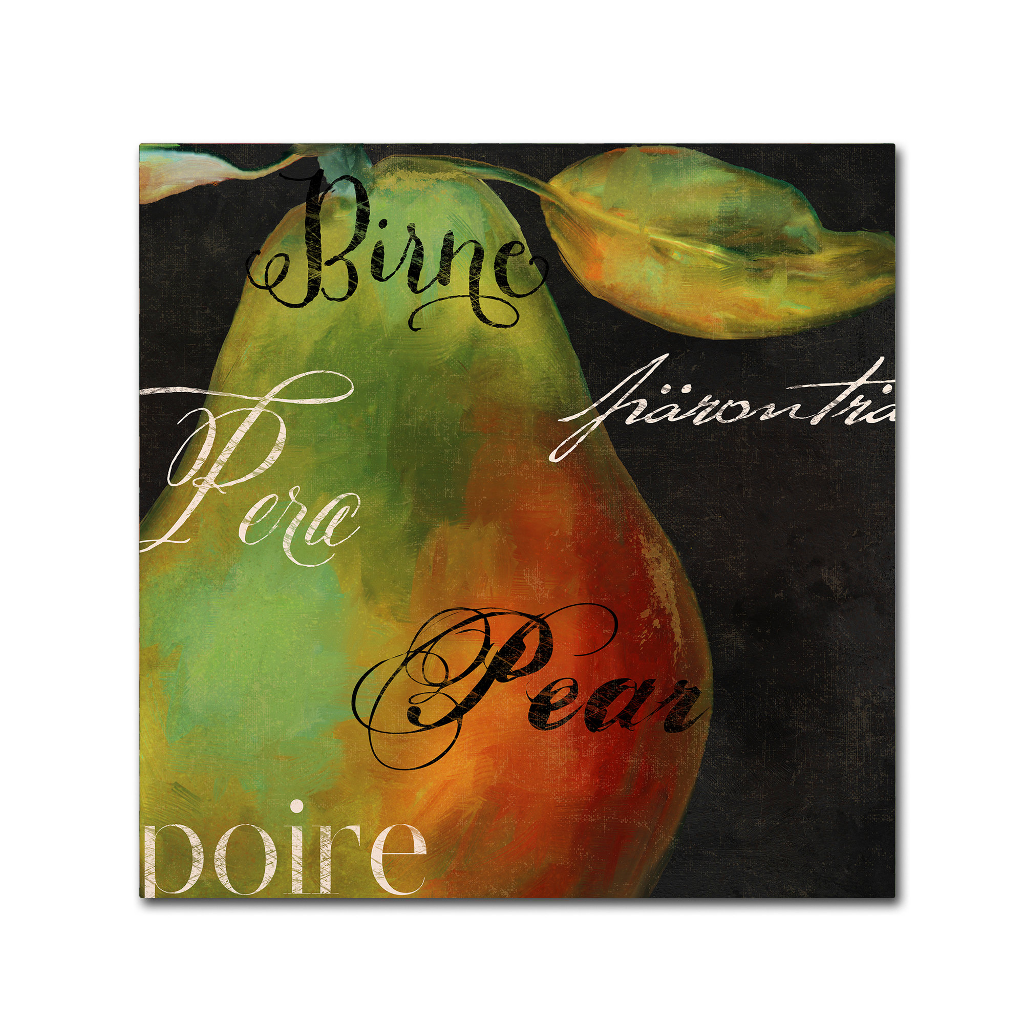 Lark Manor™ 'Painted Pear I' by Jadaya Graphic Art on Wrapped Canvas ...