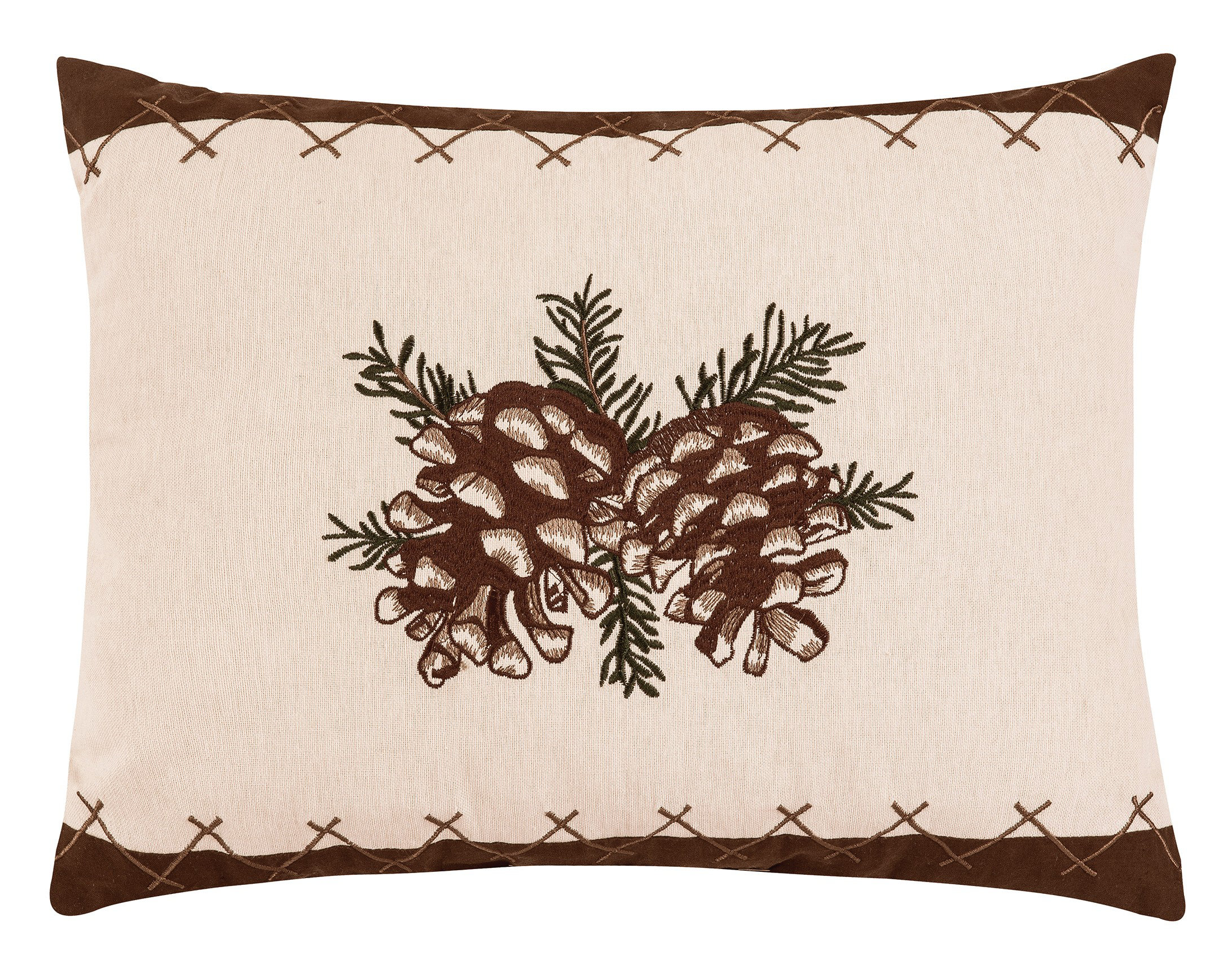 C&F Home Lodge Pinecone Pinecone Lumbar Pillow | Wayfair