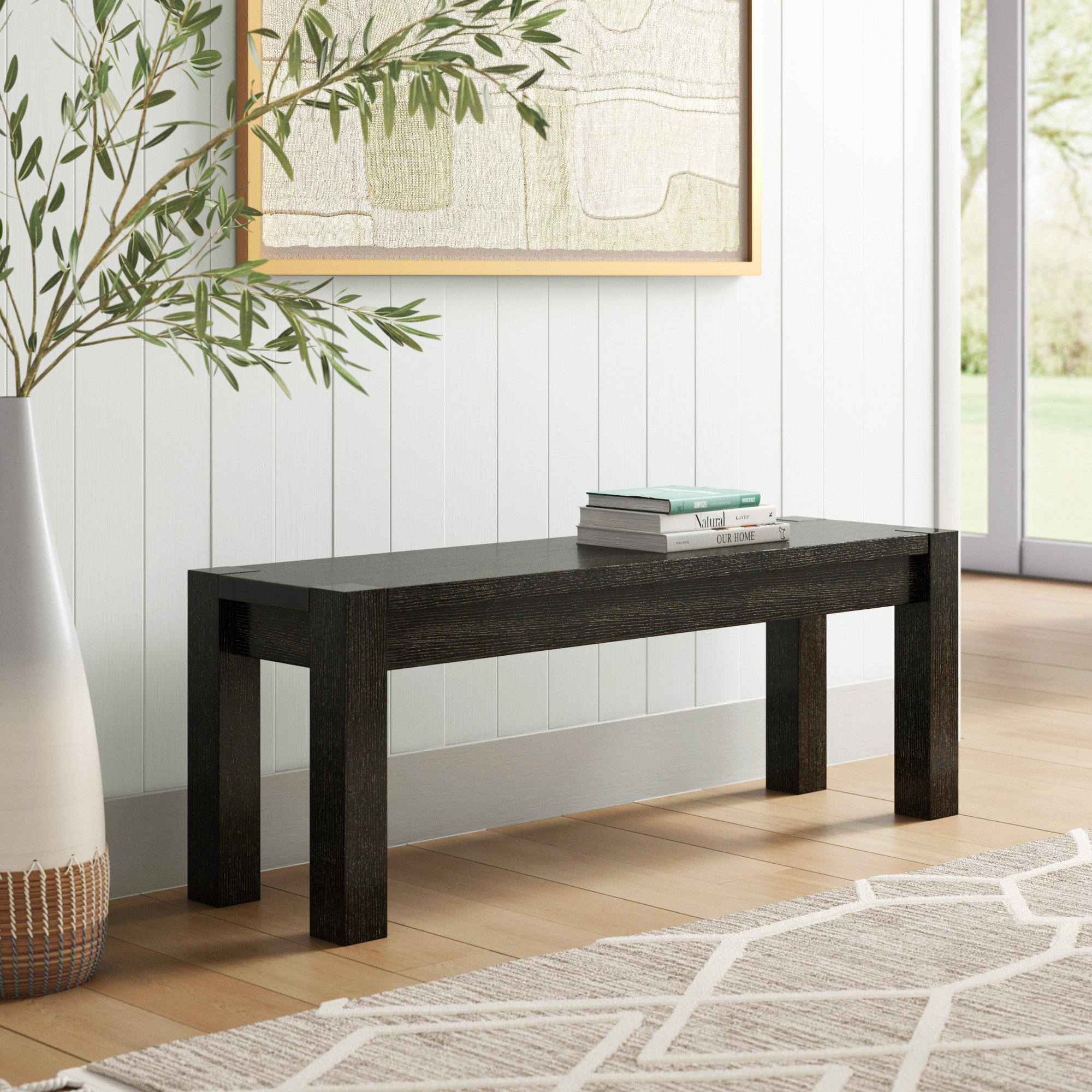 Canora Grey Kaicey Solid Wood Bench & Reviews - Wayfair Canada