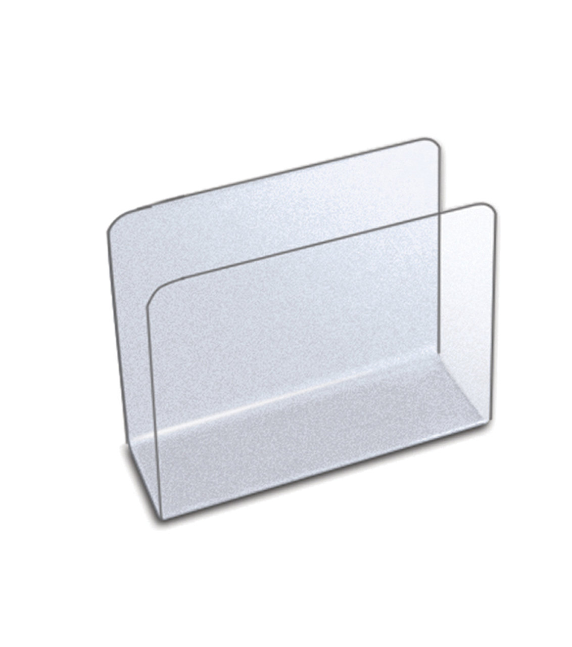 Azar Displays Clear Acrylic Desk File Holder- Large, 4-Pack | Wayfair
