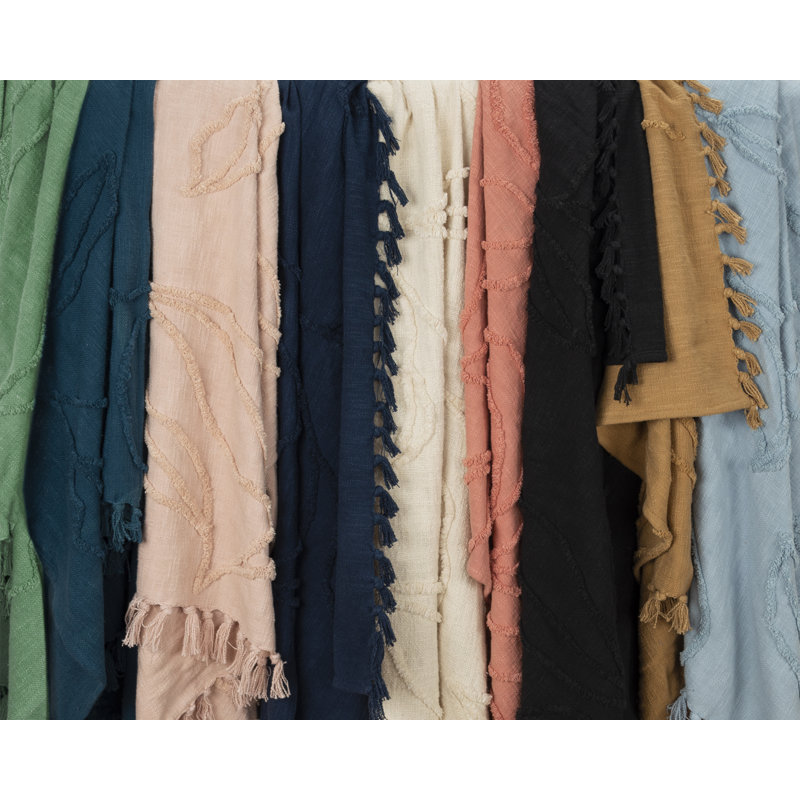 Rizzy Home Detrick Cotton Throw & Reviews | Wayfair