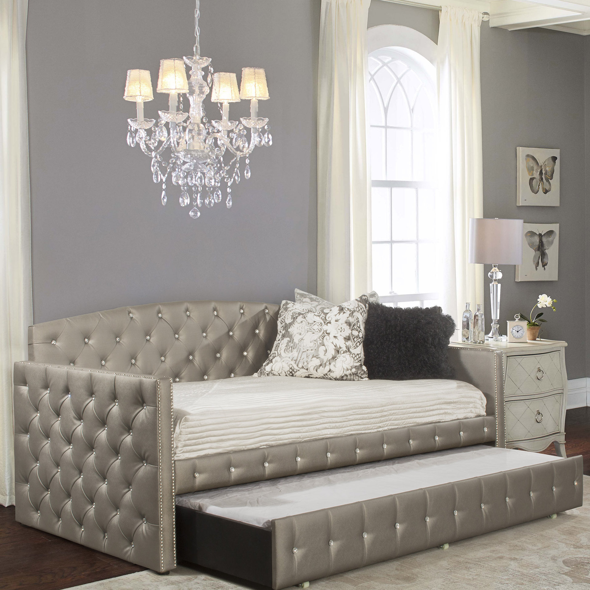 House of Hampton® Ripley Twin Daybed with Trundle & Reviews | Wayfair