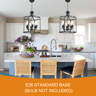 Winston Porter Skanda 6 - Light Dimmable Lantern Cage Chandelier | Wayfair