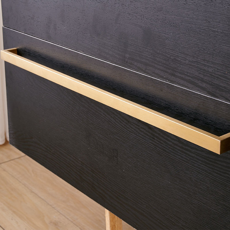 Mercer41 Gergory 30" W Wall-Mounted Black Modern Single Bathroom Vanity ...