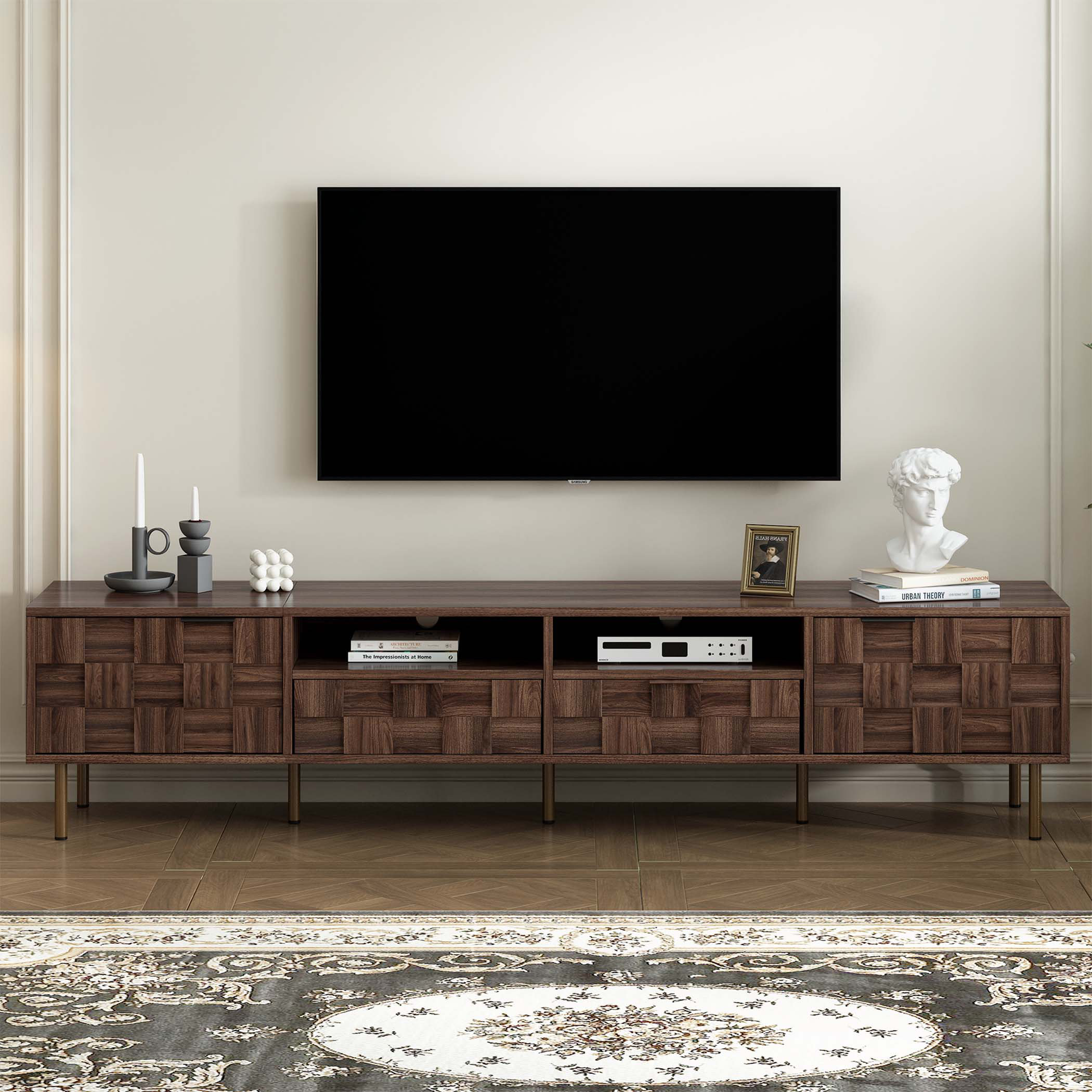 Millwood Pines Media Console Table for TVs up to 85'' | Wayfair