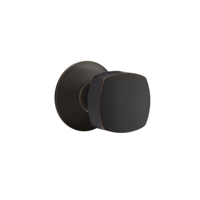 Emtek Dummy Knobset w/ Modern Rosette and Freestone Knob - Wayfair Canada