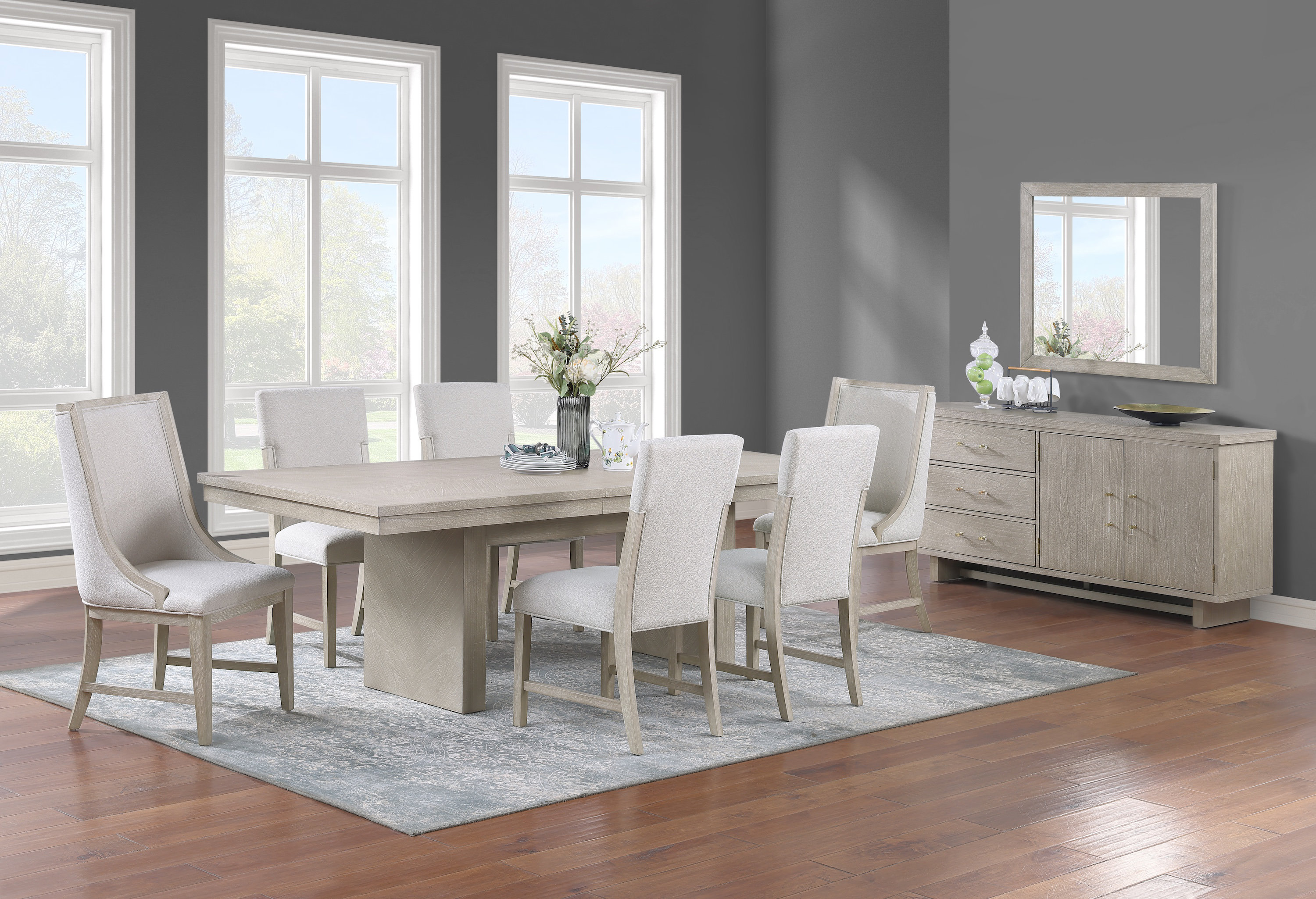 Cosmos Furniture Celine Contemporary Wood Dining Set - Wayfair Canada