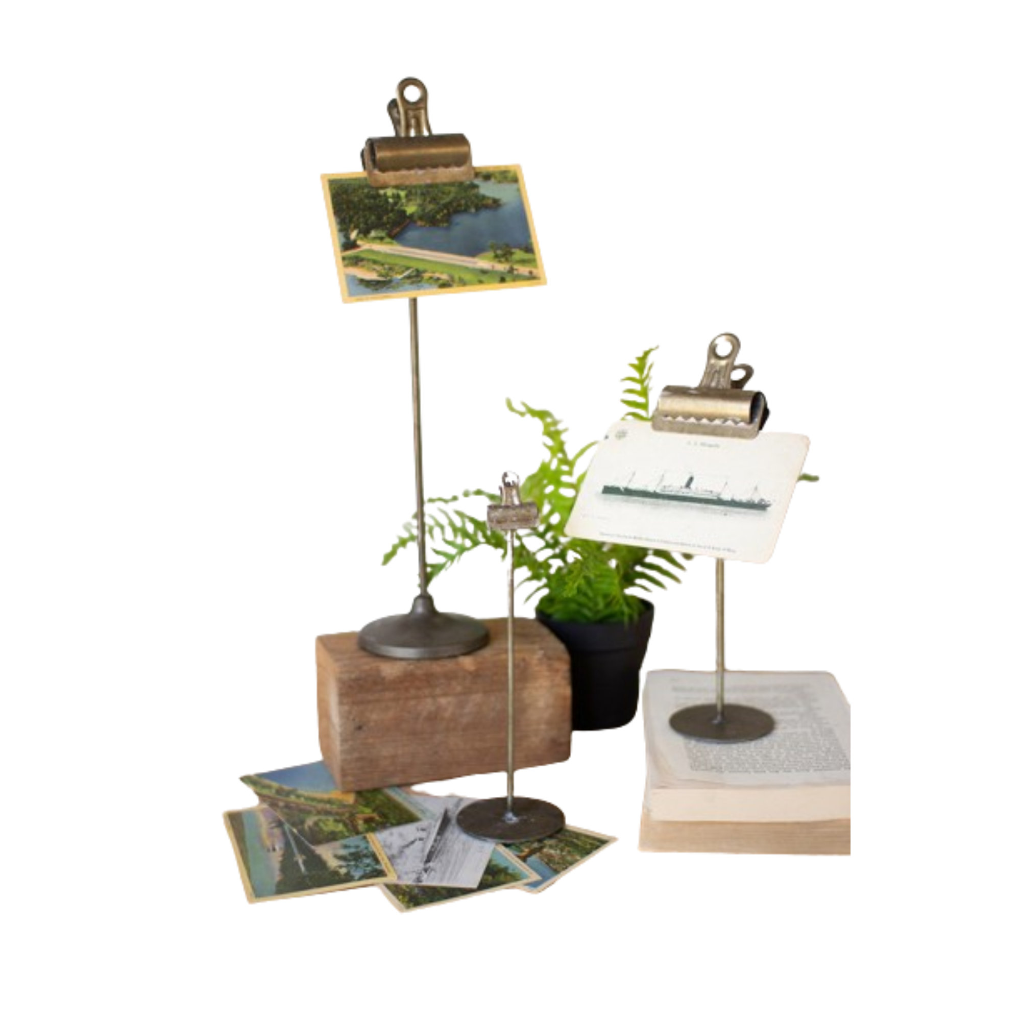 Kalalou Metal Note Clips with Round Base | Wayfair