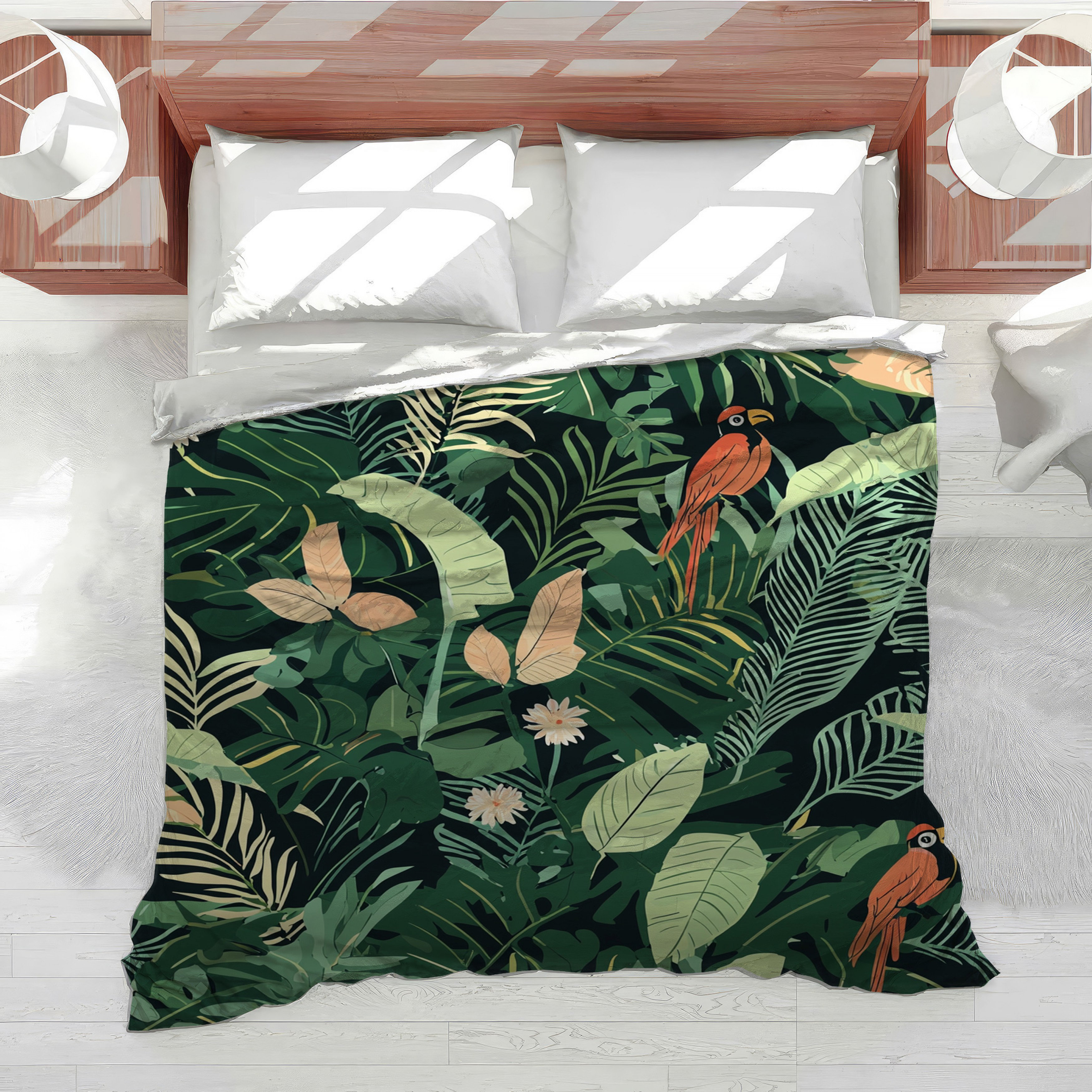 VisionDecor Rainforest Bedding Nature Comforter Eclectic | Wayfair