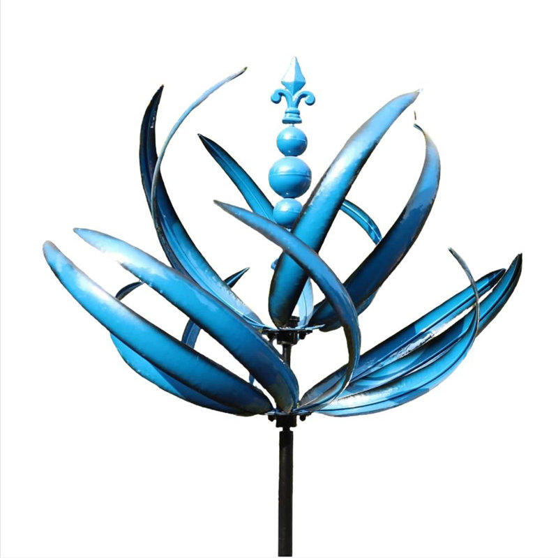 Dakota Fields Lotus Wind Spinner for Yard | Wayfair