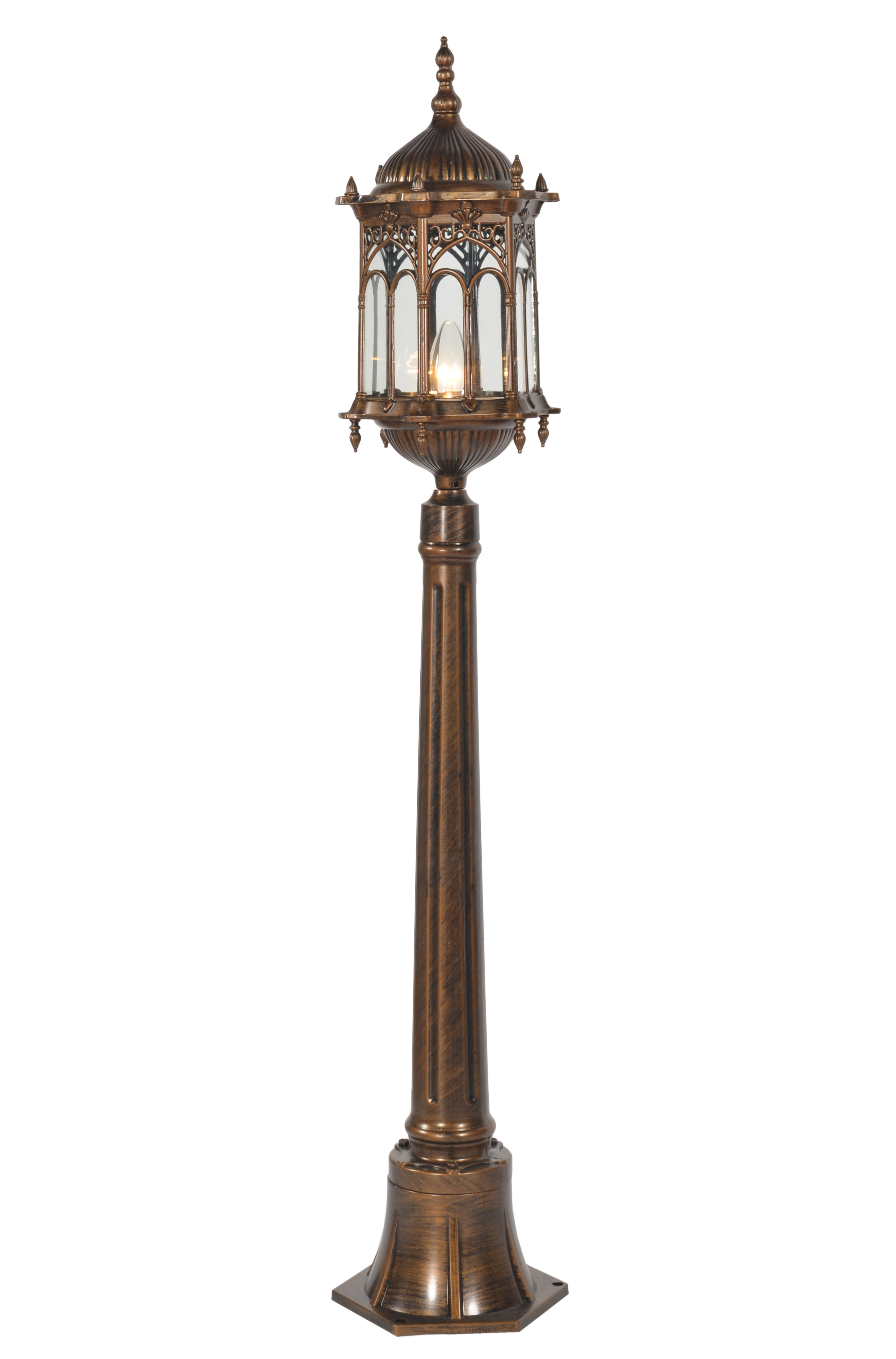 Bloomsbury Market Bonley Transparent Lamp Post (Full) & Reviews | Wayfair